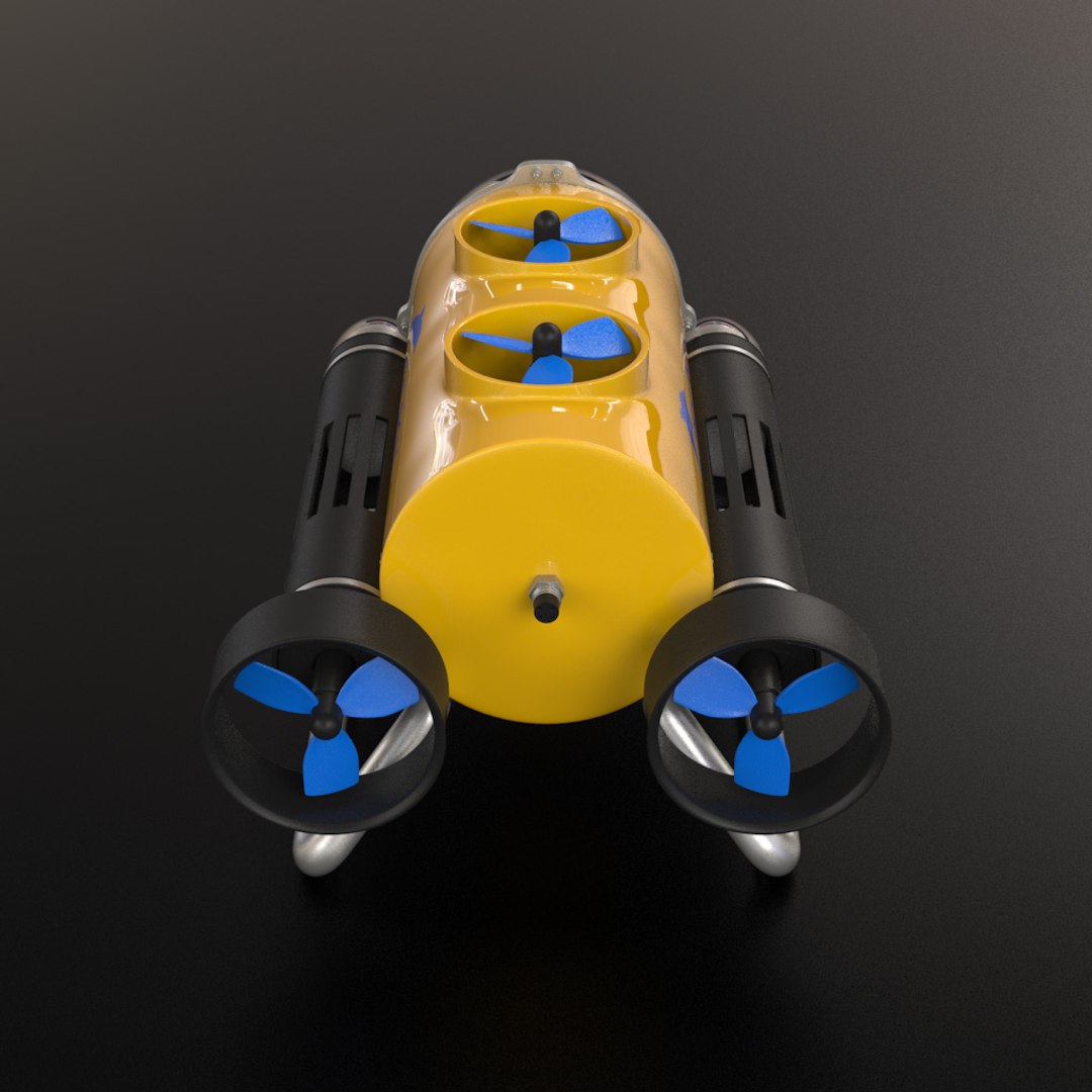 Underwater Rov 3d Model
