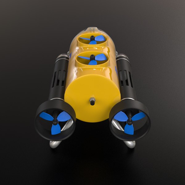 underwater rov 3d model