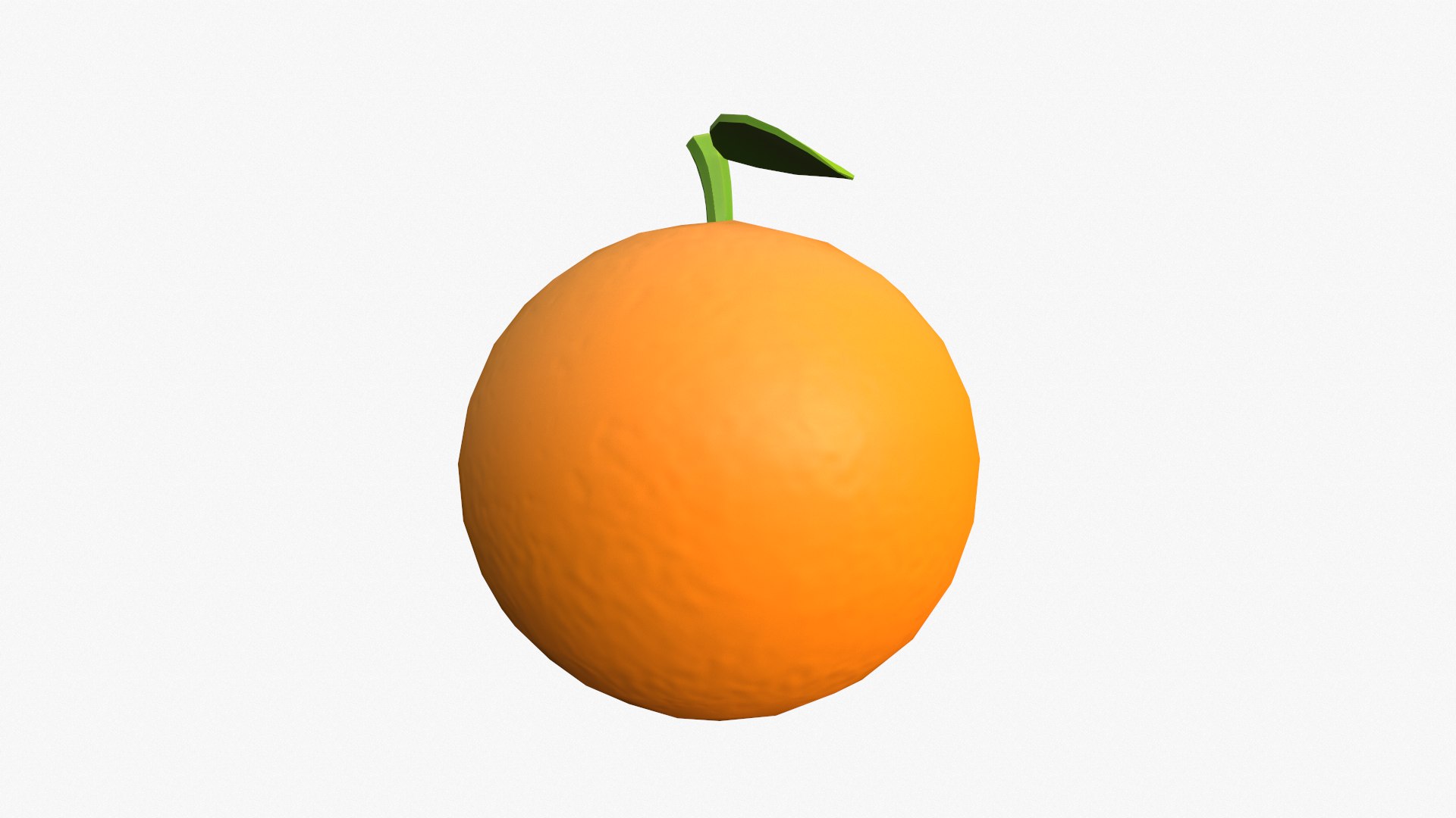 Cartoon Orange model - TurboSquid 1916864