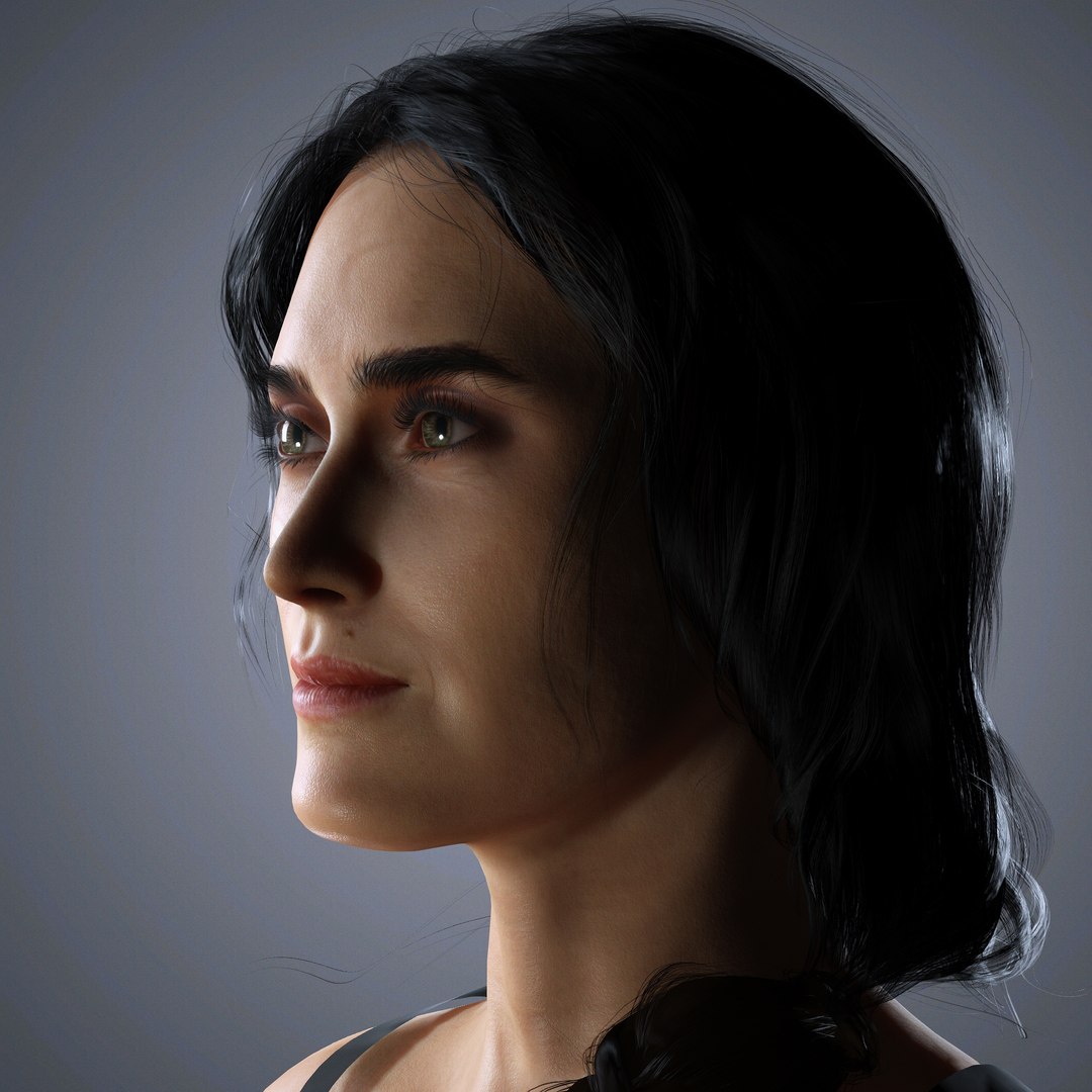 3D Jennifer Connelly Character 3D Model Low-poly - TurboSquid 2302956
