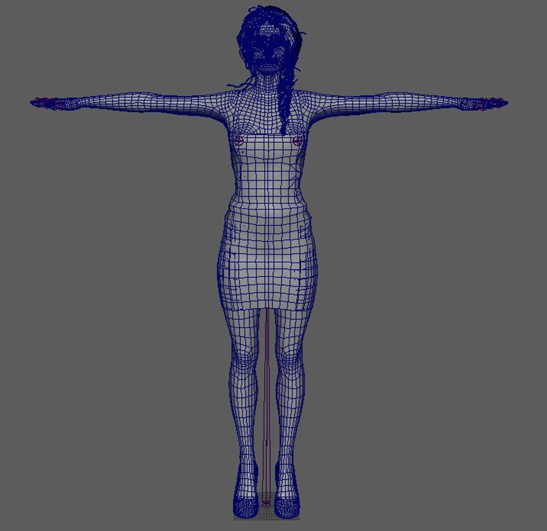 3D Jennifer Connelly Character 3D Model Low-poly - TurboSquid 2302956