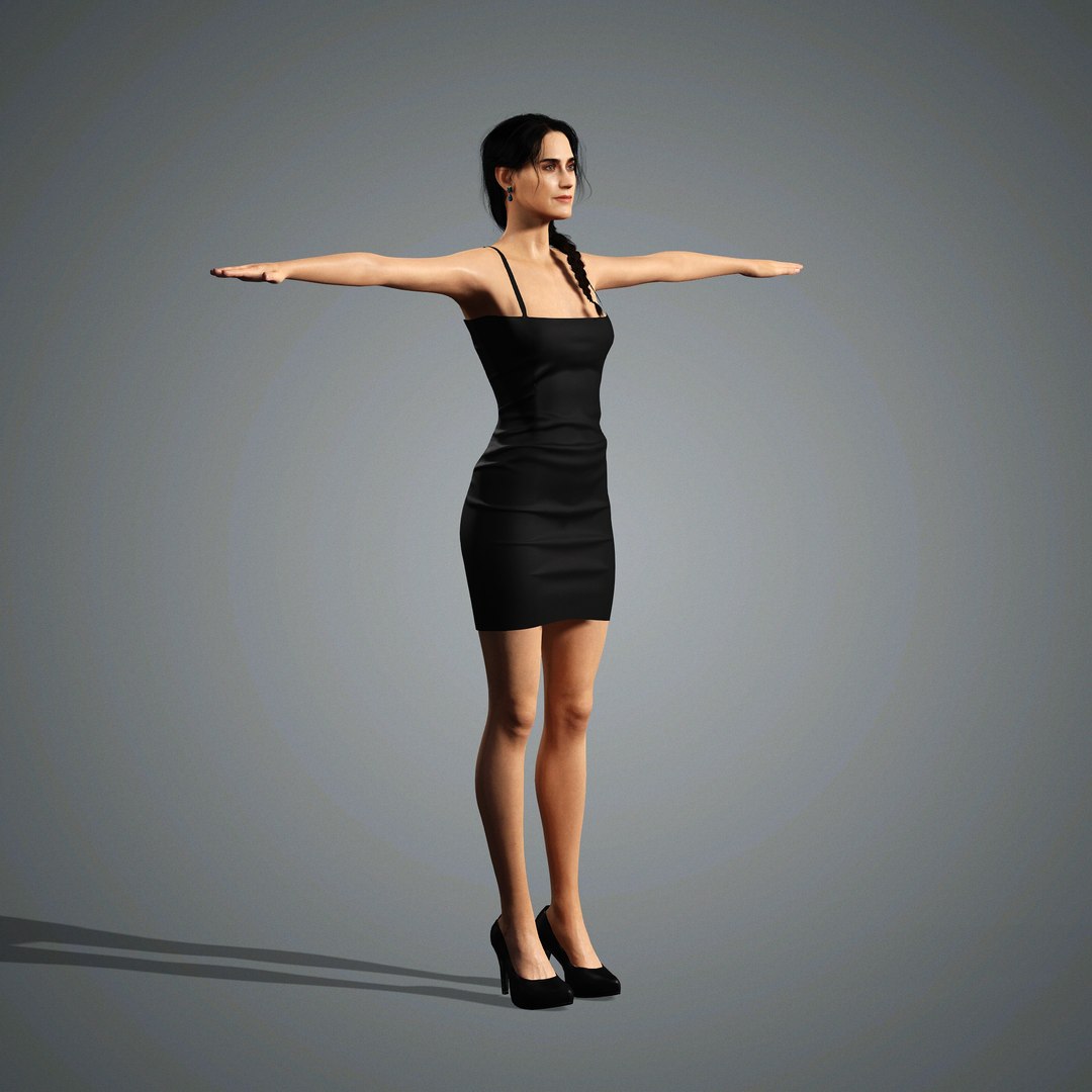 3D Jennifer Connelly Character 3D Model Low-poly - TurboSquid 2302956