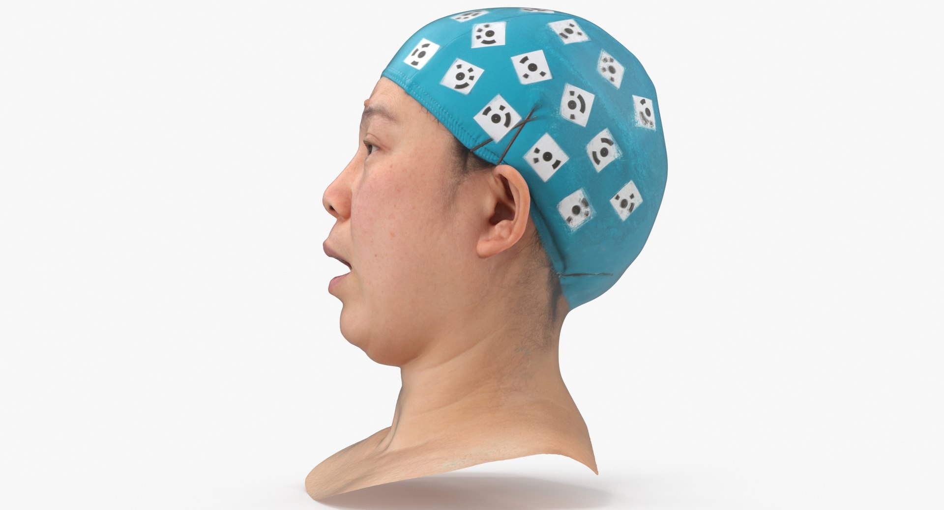 Mei Human Head Jaw Drop AU26 Clean Scan 3D Model - TurboSquid 1747005