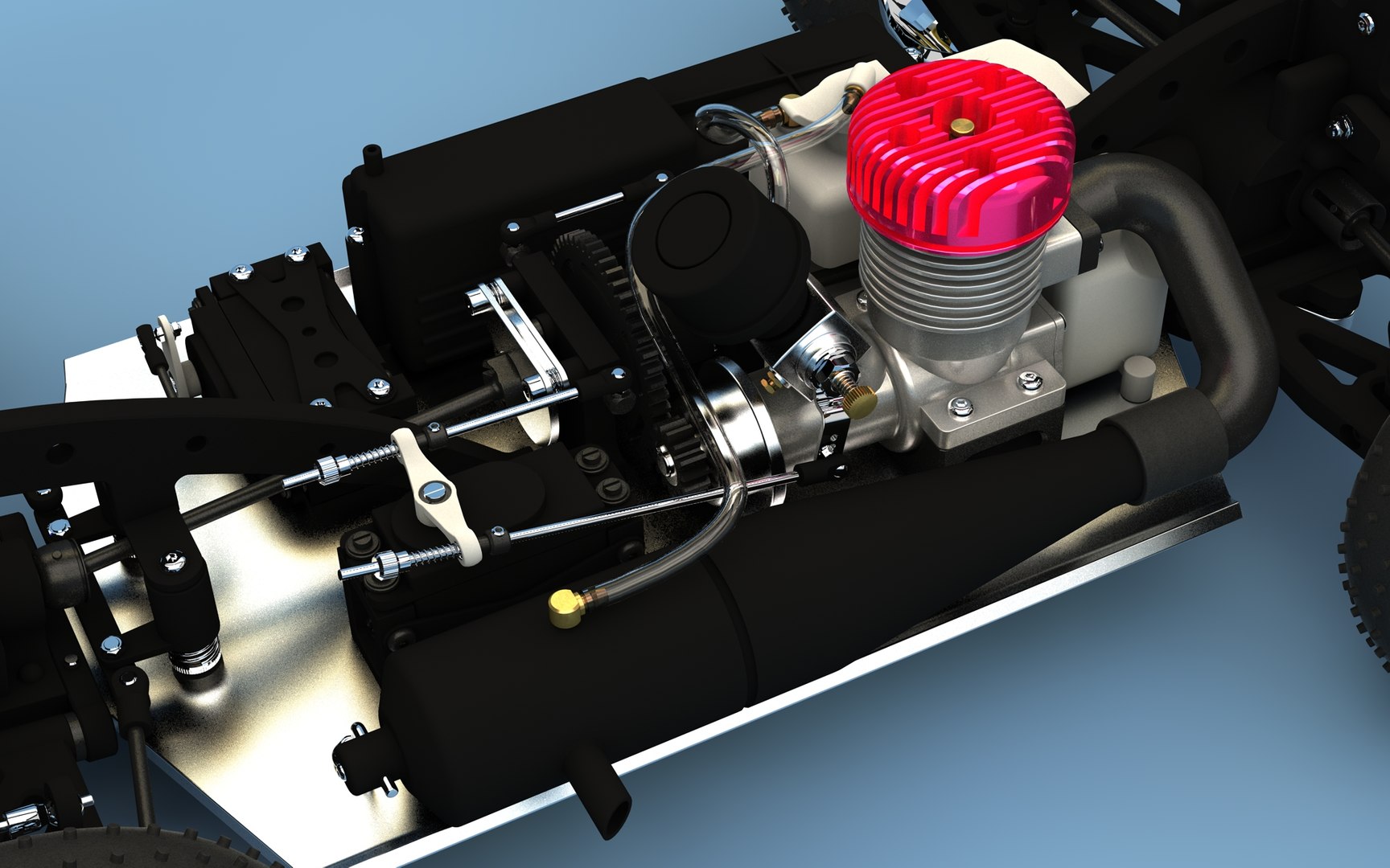 3d Model Rc Nitro Buggy