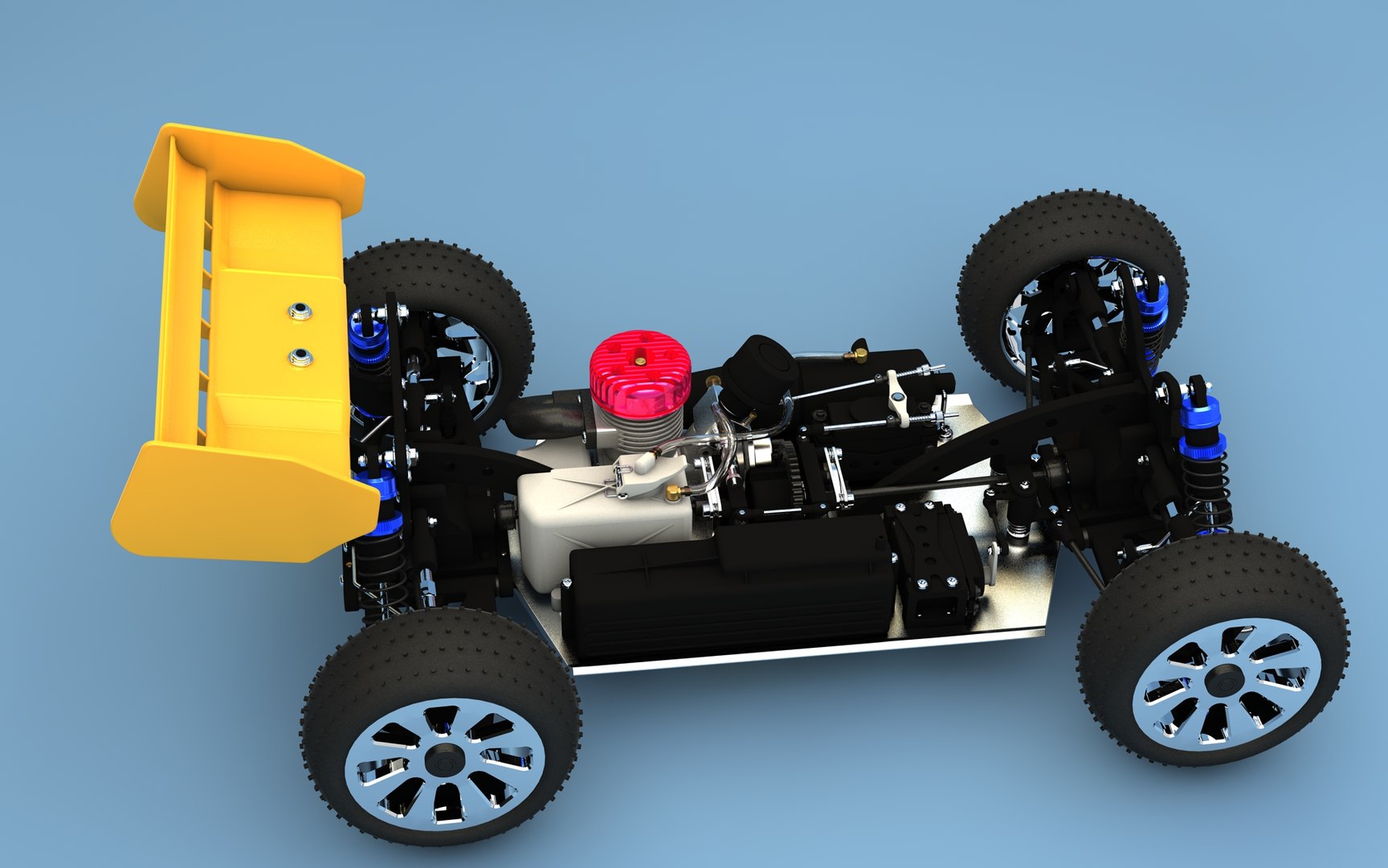 3d Model Rc Nitro Buggy