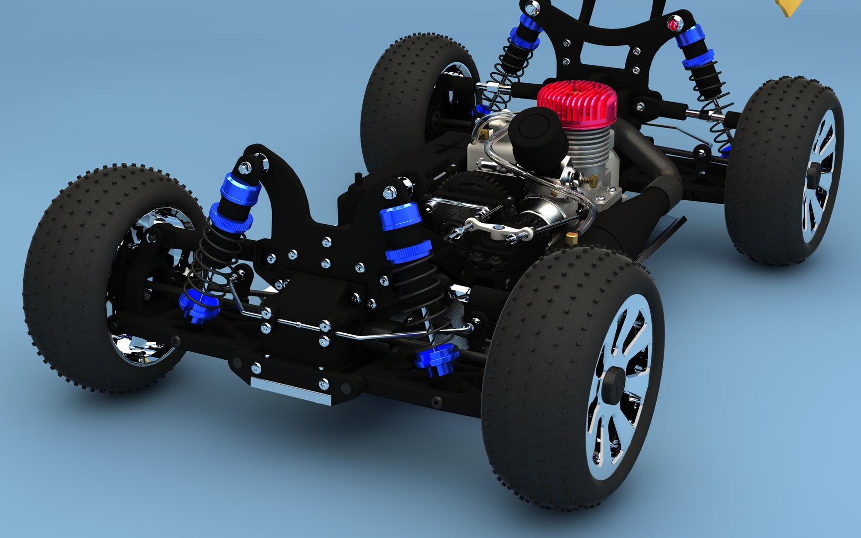 3d Model Rc Nitro Buggy