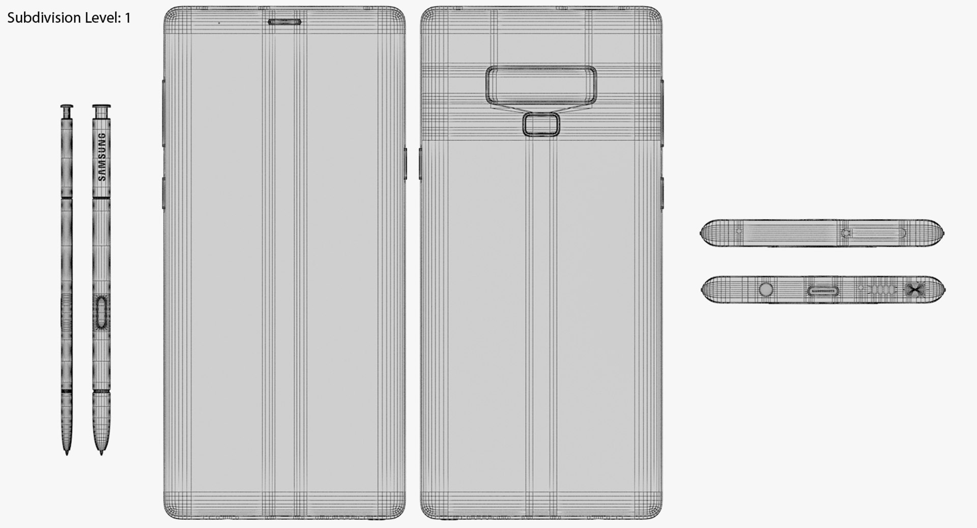 3D realistic samsung galaxy note9 model - TurboSquid 1317343