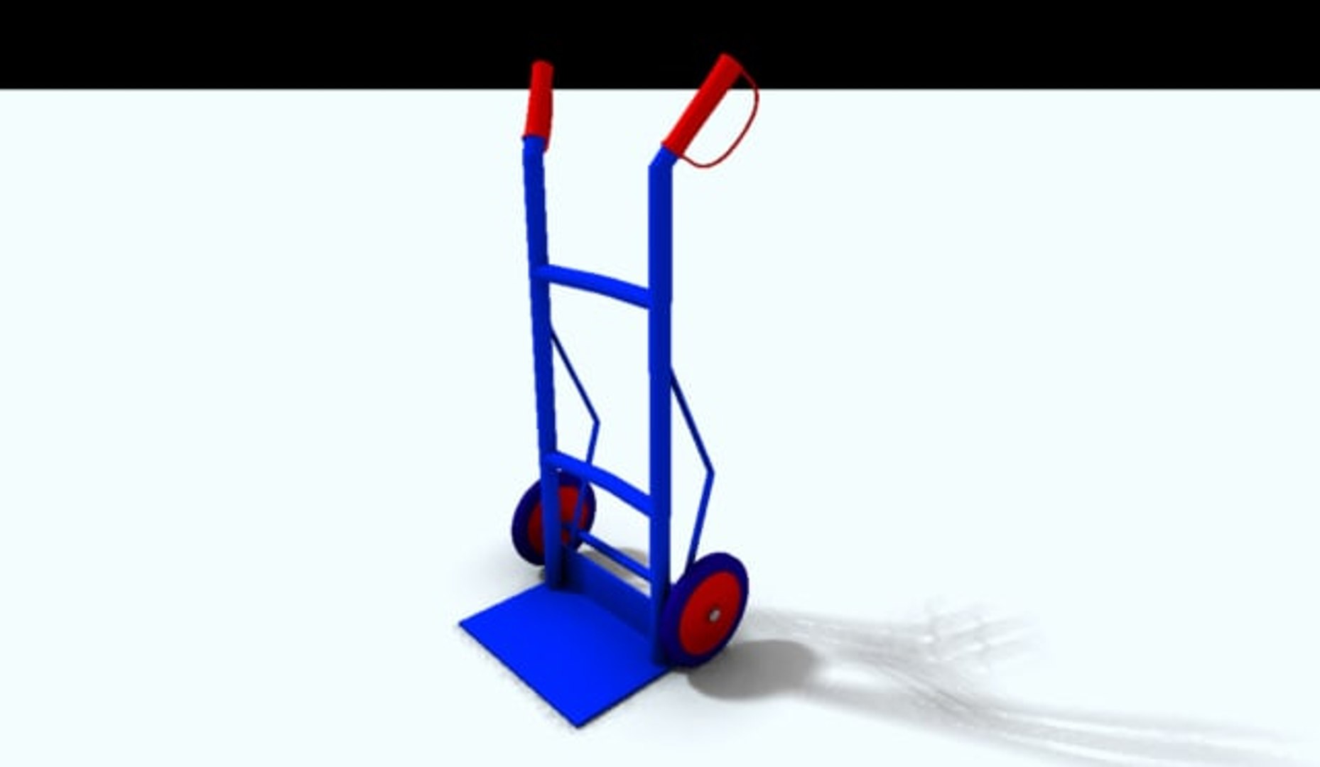 Hand Trolley 3d Model