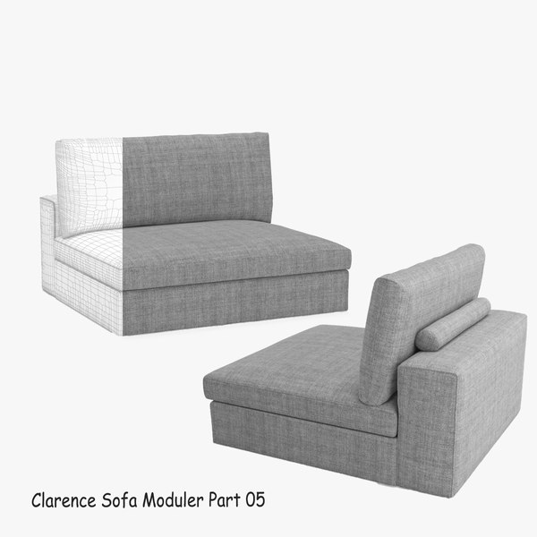 modelo 3d Clarence Sofa Moduler Parte 05 - TurboSquid 2260219