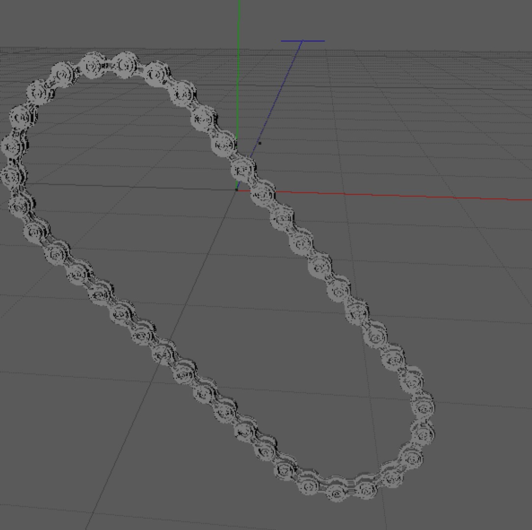 Bike Chain 3d Model
