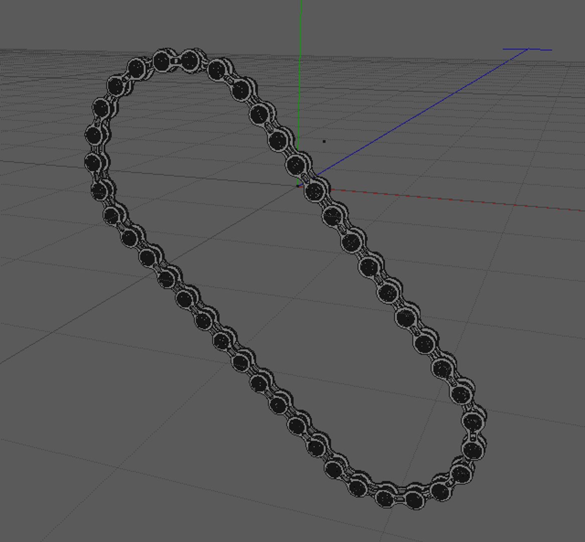 Bike Chain 3d Model