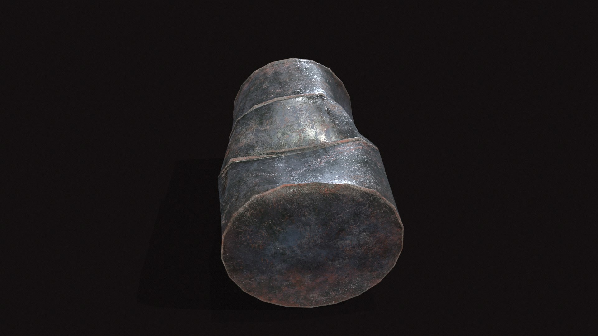 Medieval Metal Barrel 03 3D Model - TurboSquid 2326326