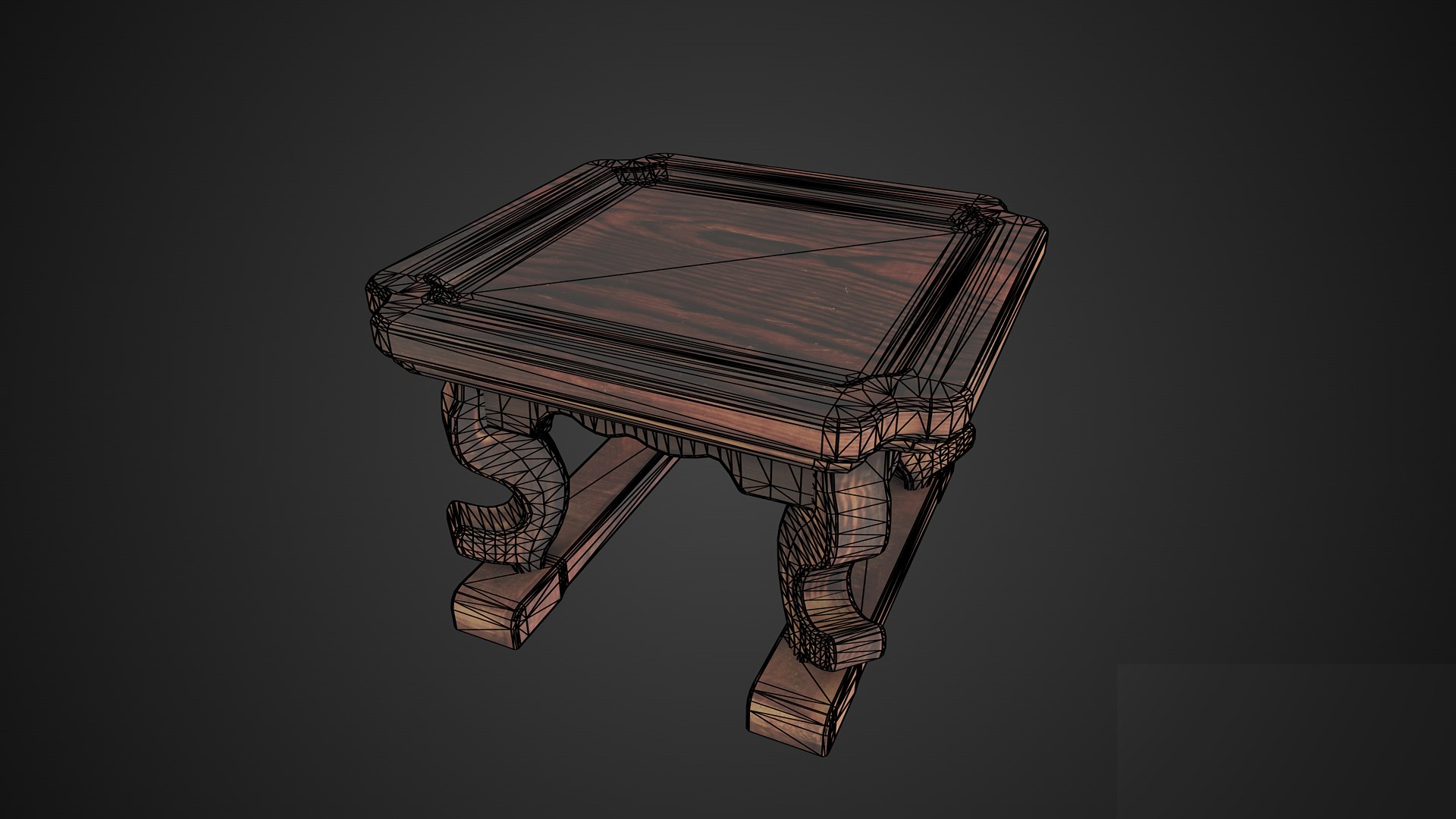 Game Ready Traditional Wooden Table 3D model - TurboSquid 2074013