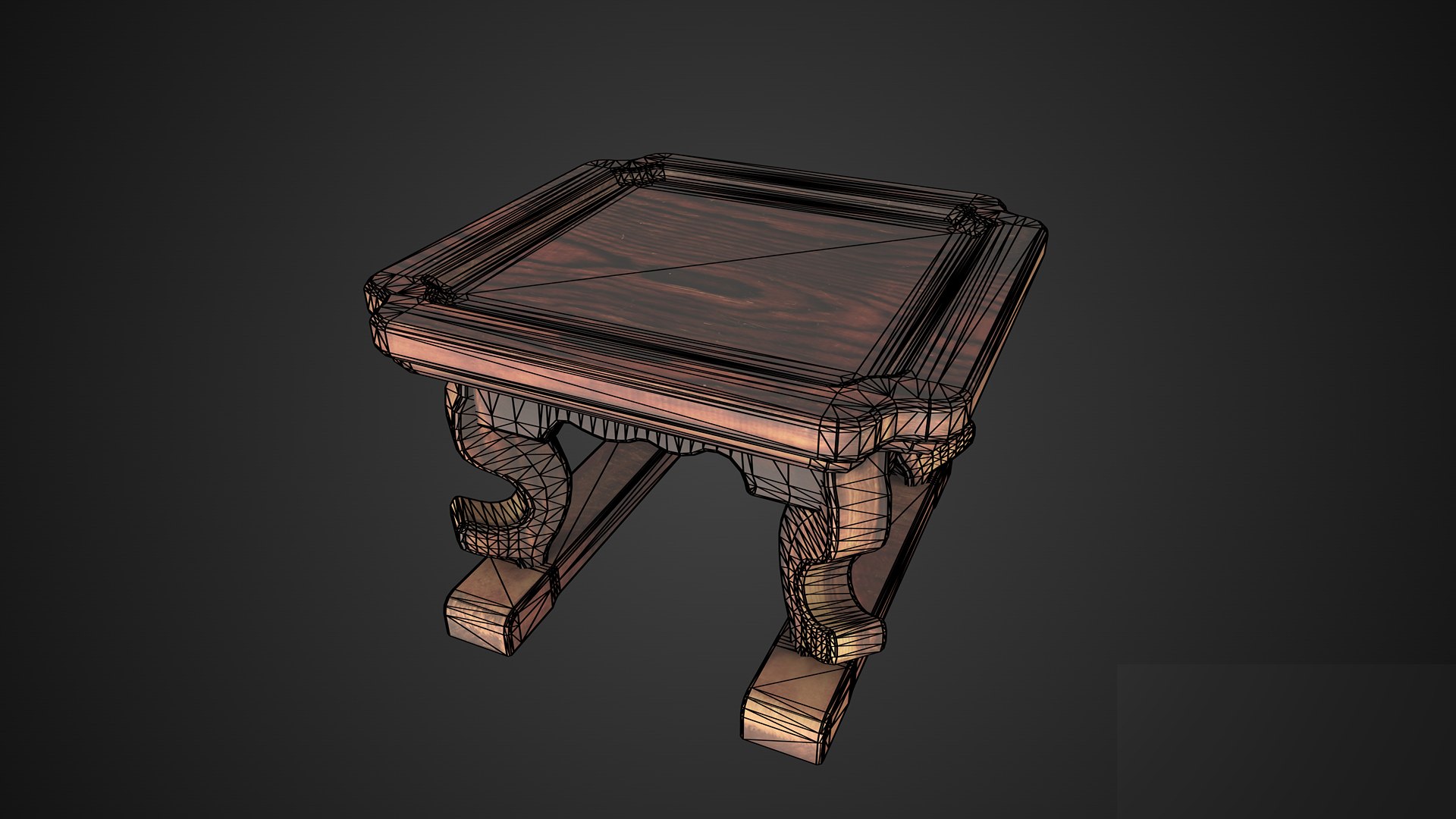 Game Ready Traditional Wooden Table 3D model - TurboSquid 2074013