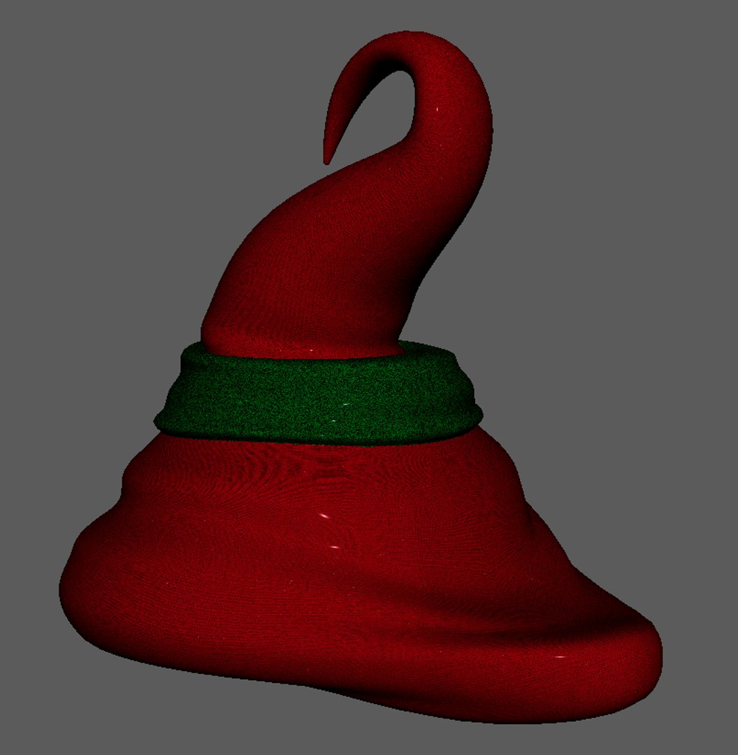 Elf Hat 3d Model