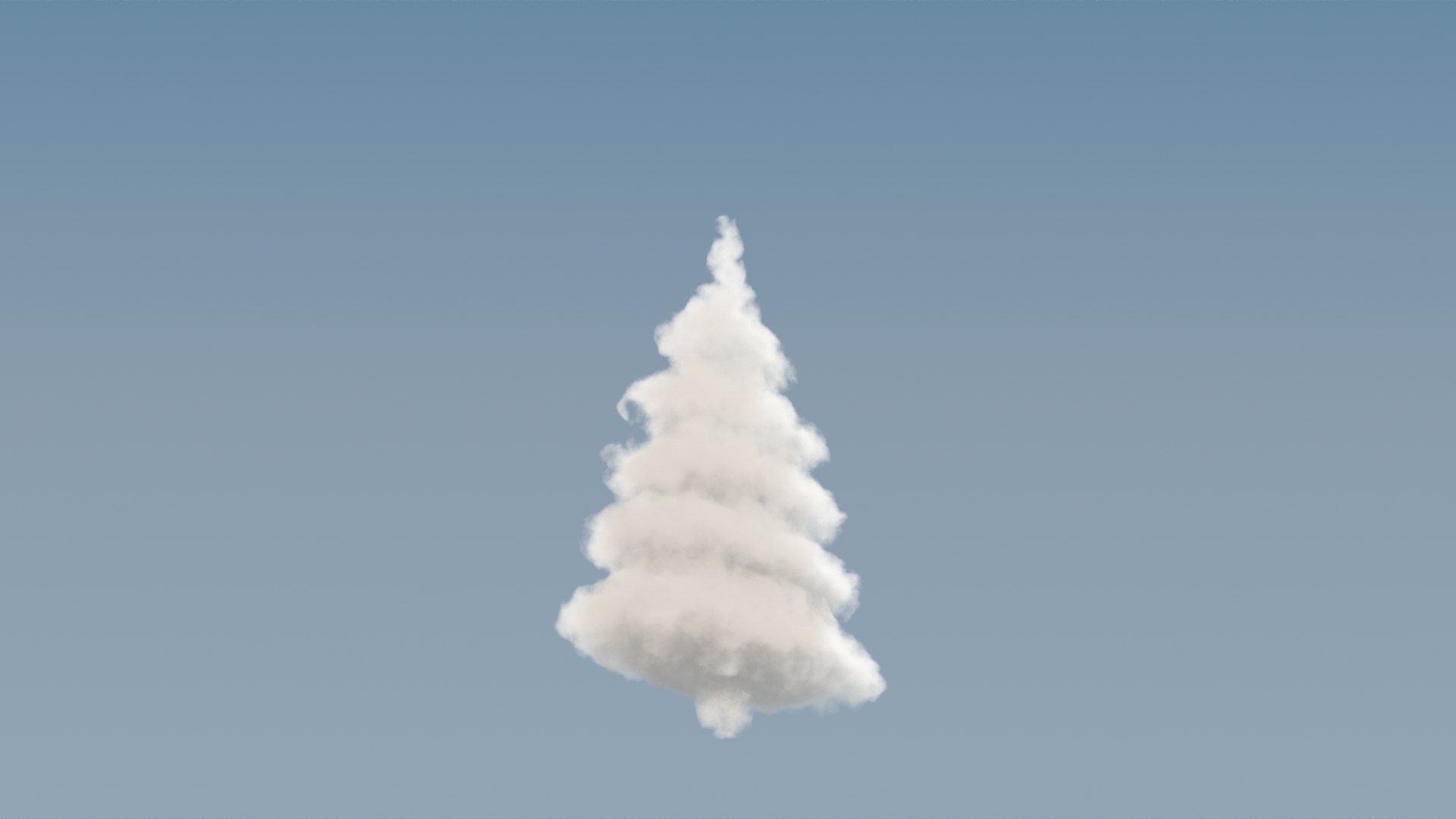 3D christmas tree cloud - - TurboSquid 1507988