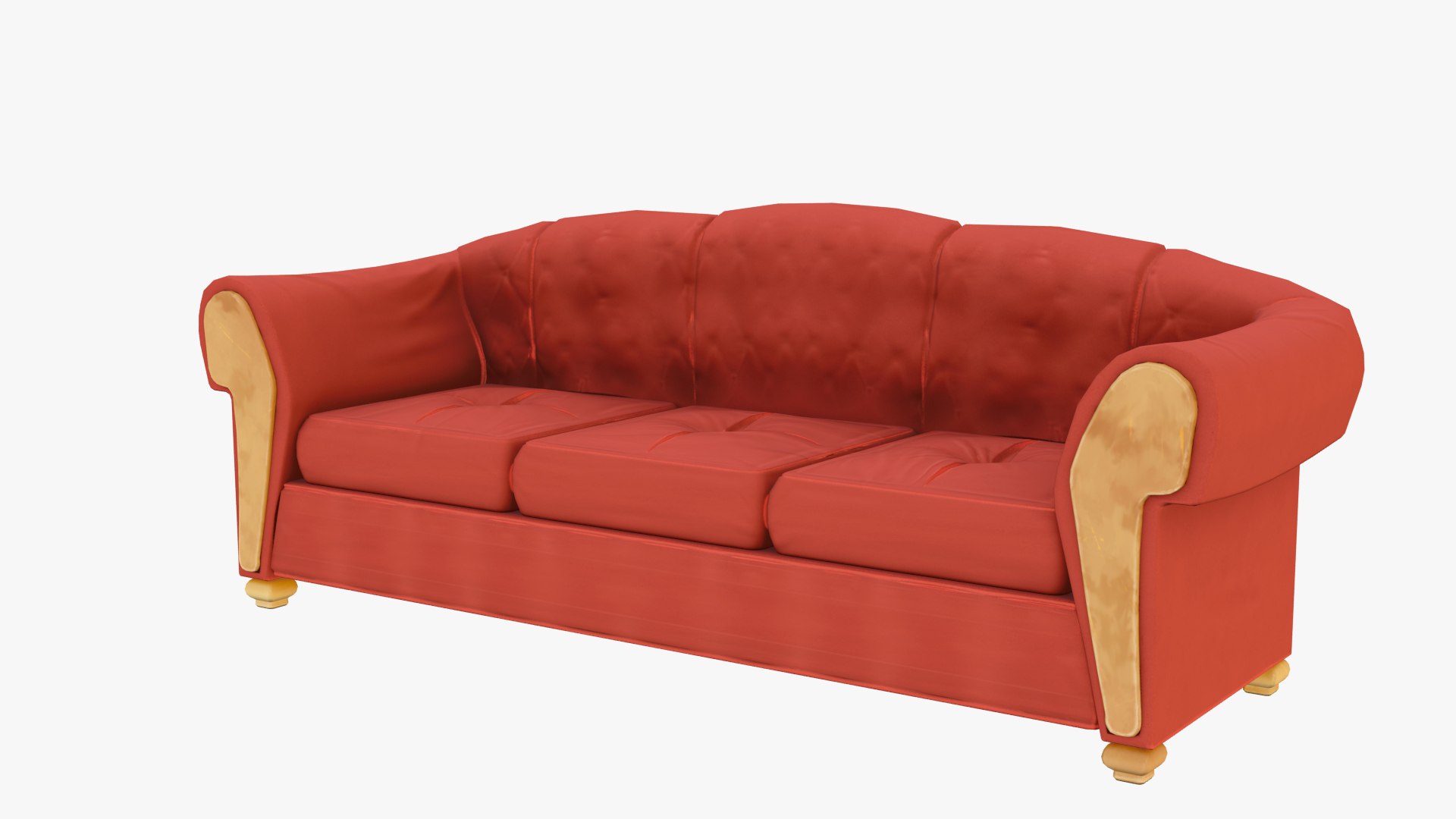 3D Cartoon Sofa Model Model - TurboSquid 2128672