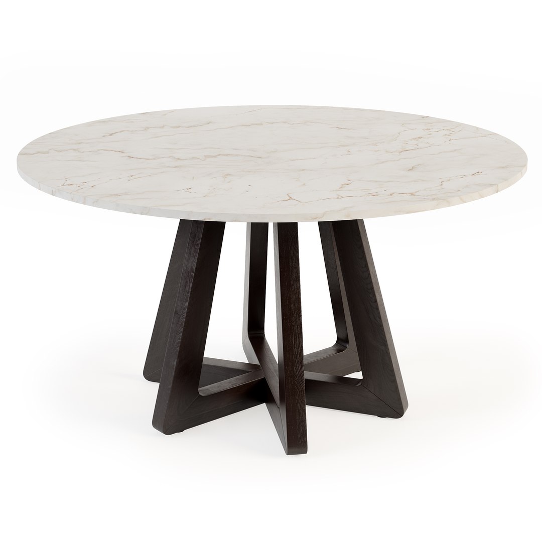 Coco Dining Table Chair 3D Model - TurboSquid 1476742