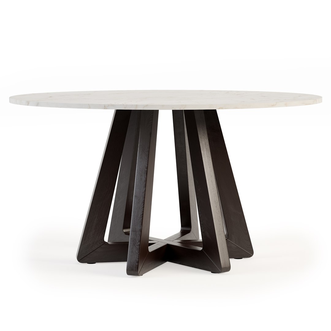 Coco Dining Table Chair 3D Model - TurboSquid 1476742