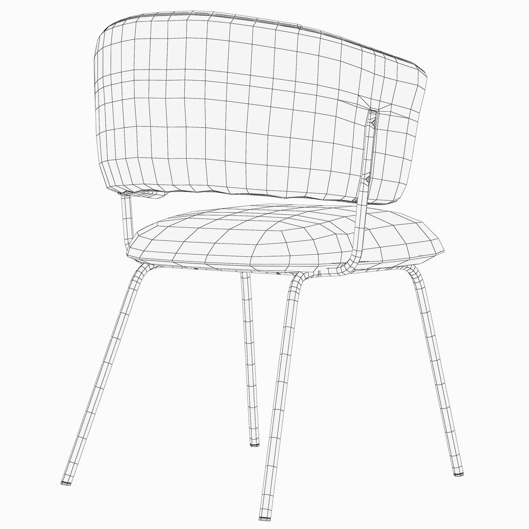 Coco Dining Table Chair 3D Model - TurboSquid 1476742