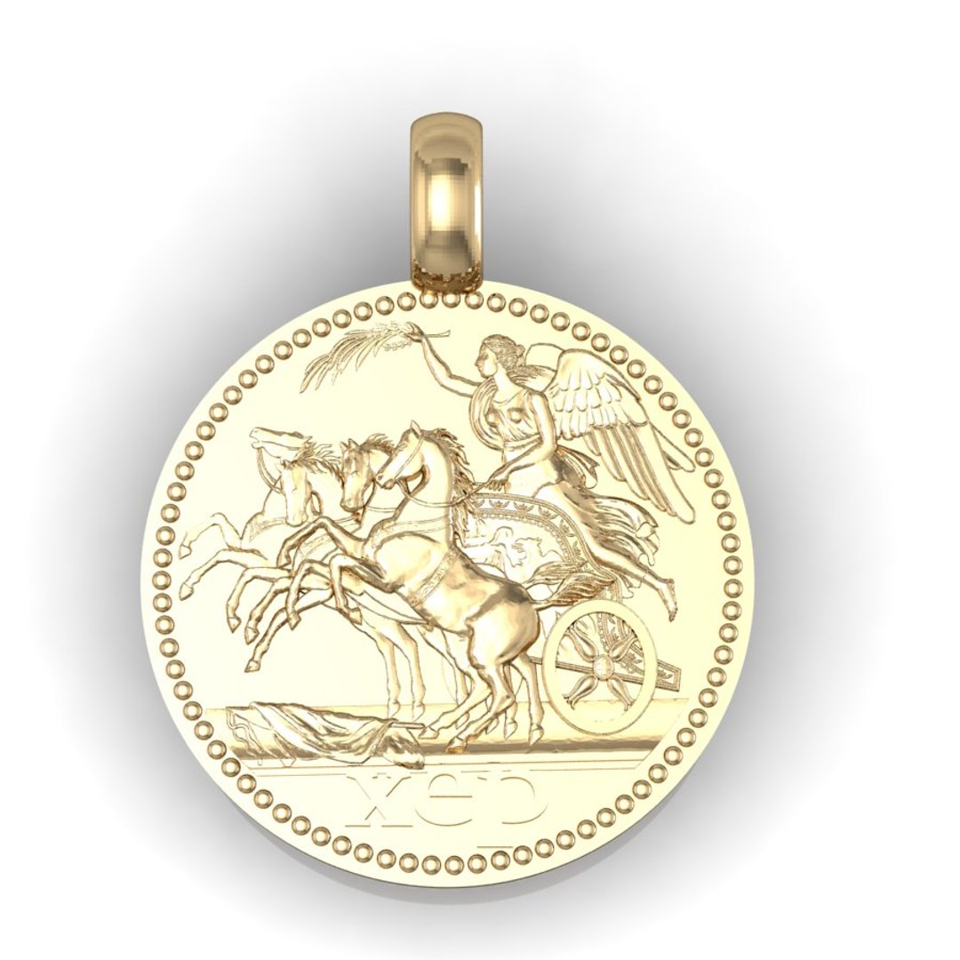 3D Coin Virgo Chersonesos - TurboSquid 1310407