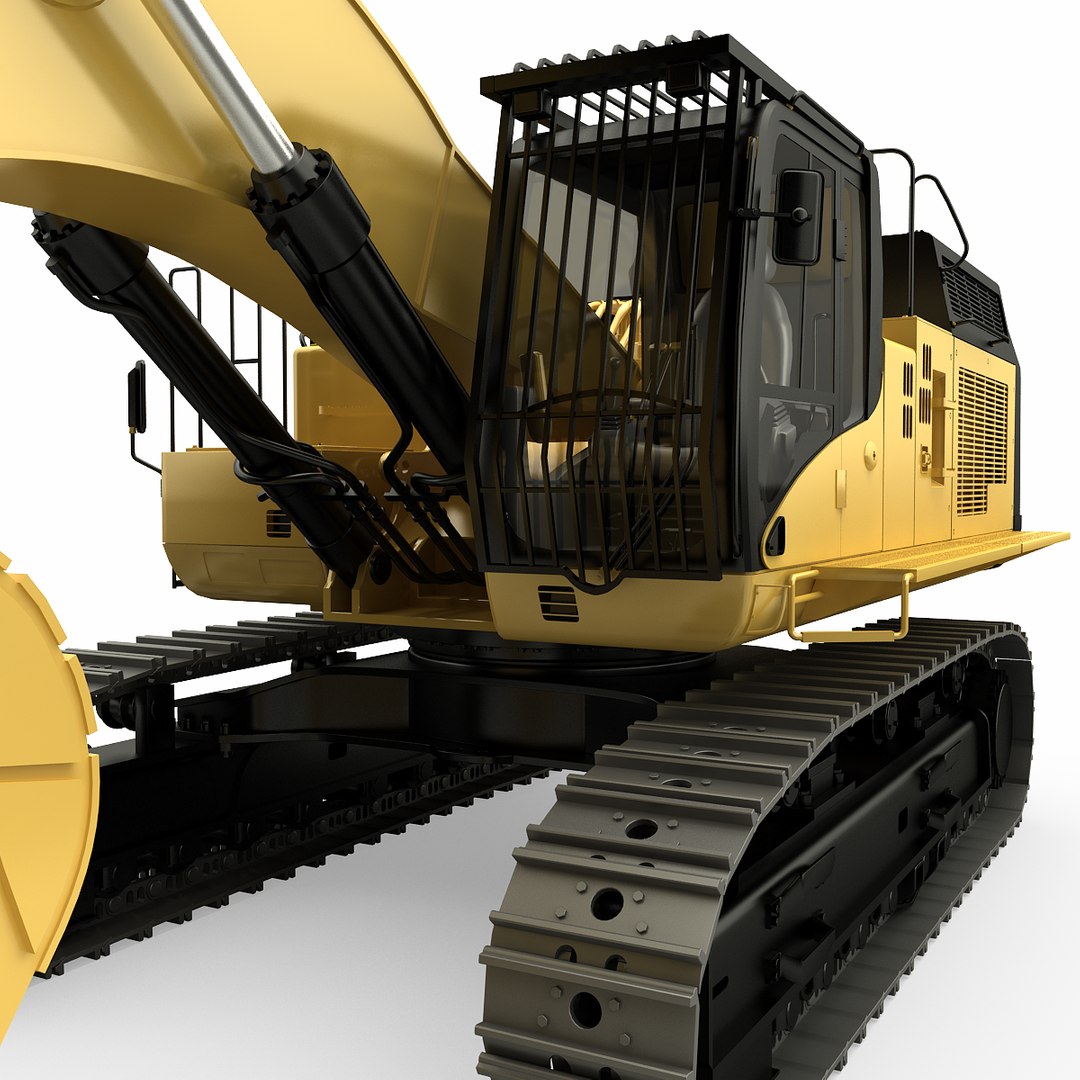 Excavator 365cl 3d Obj
