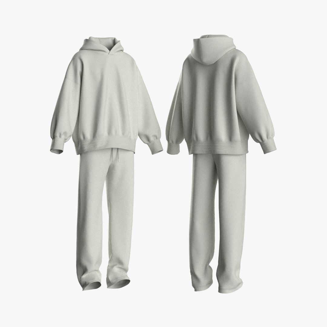 Male Tracksuit 3D Model - TurboSquid 2212578