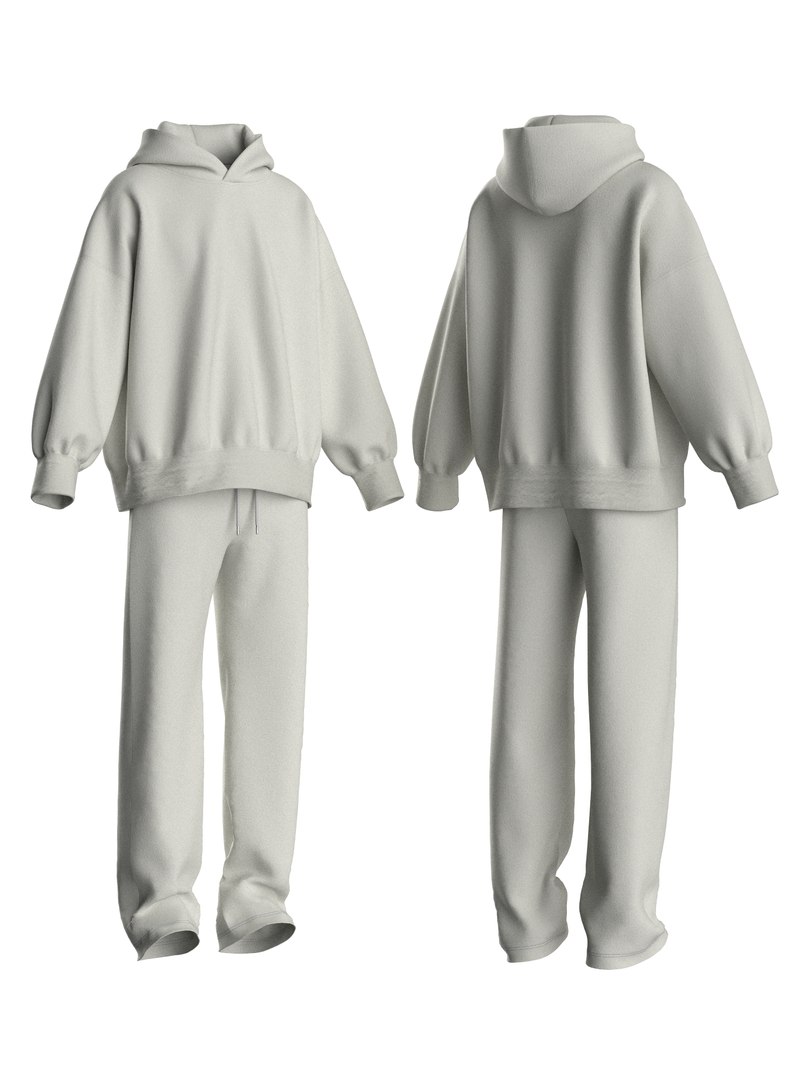 Male Tracksuit 3D Model - TurboSquid 2212578