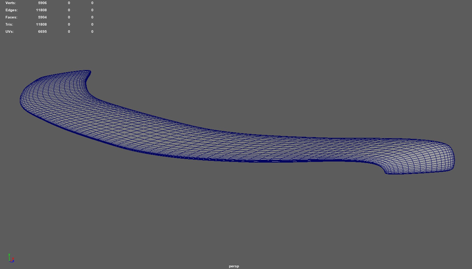 3D Front Bumper Lip Car 01 Model - TurboSquid 2026268