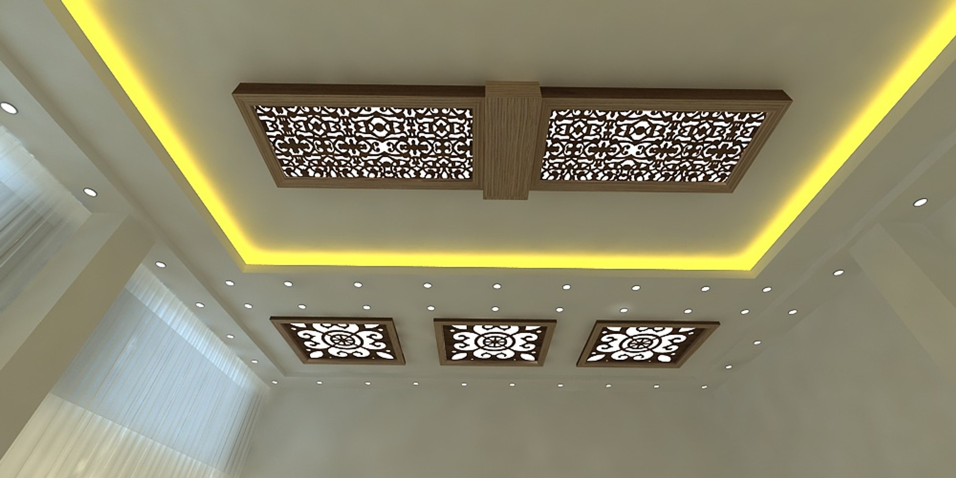 Ceiling Decor 3D Model - TurboSquid 1381530