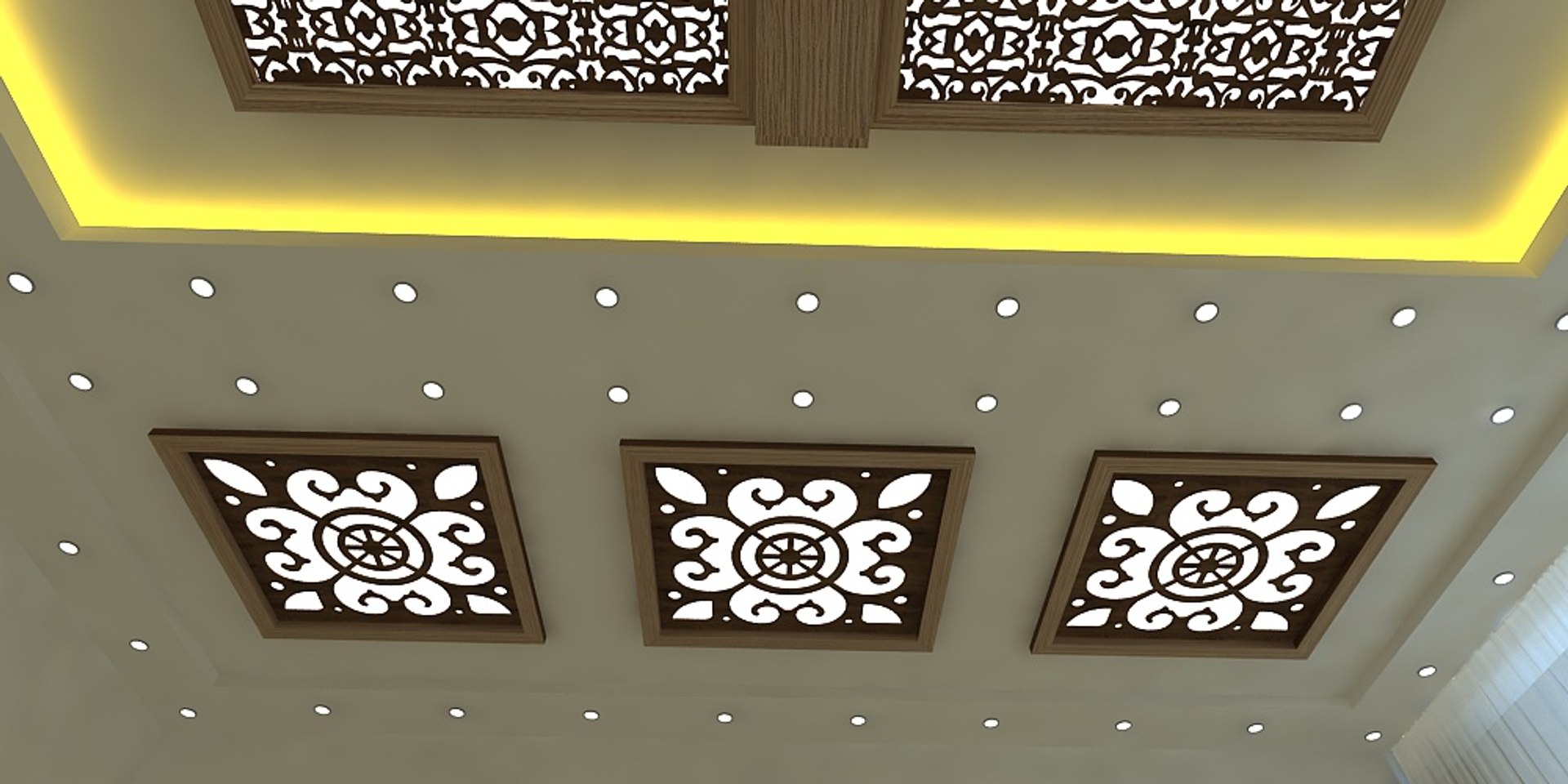 Ceiling Decor 3D Model - TurboSquid 1381530