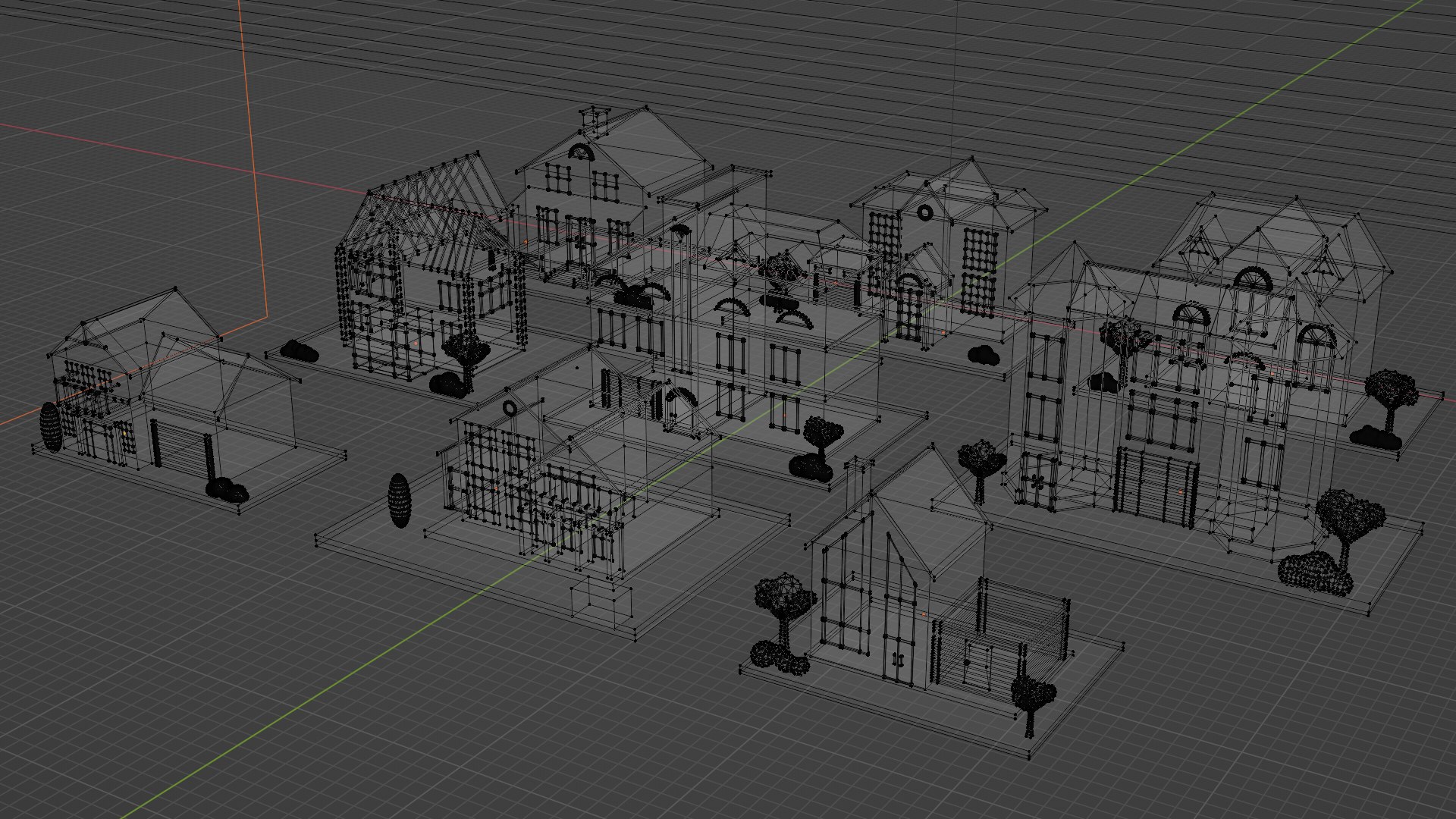 3D Low Poly Houses Model - TurboSquid 1973175