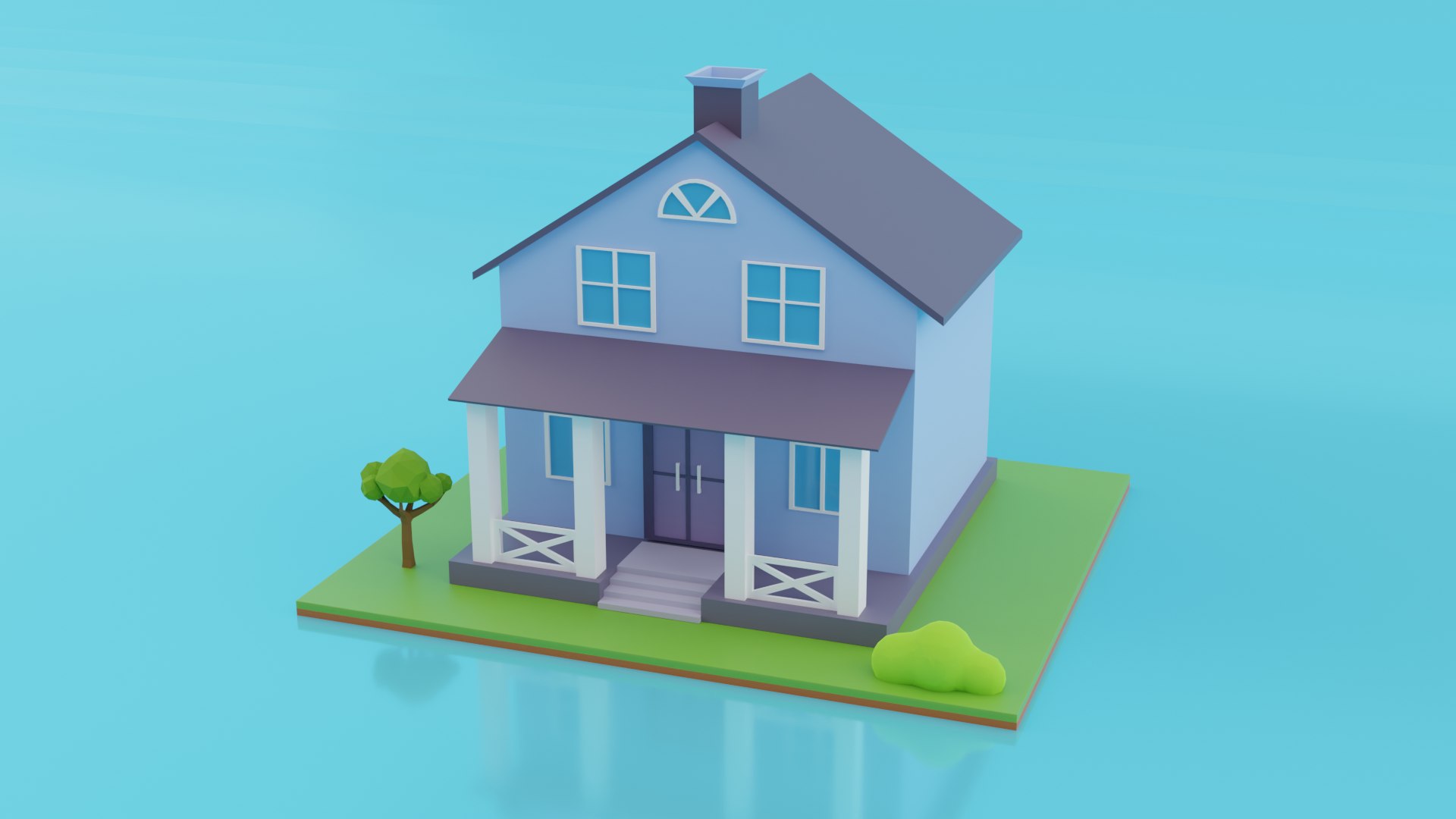 3D Low Poly Houses Model - TurboSquid 1973175