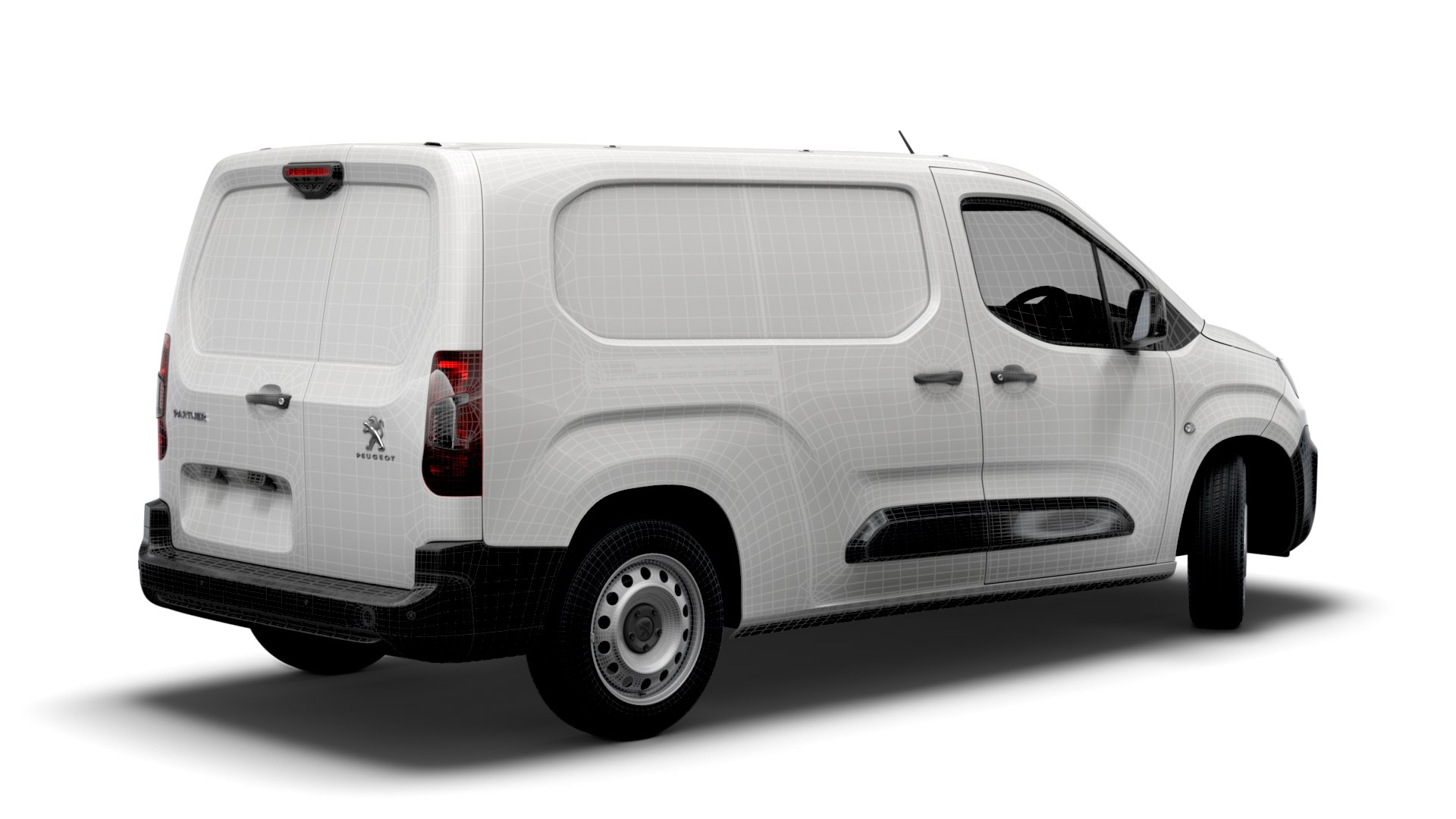 Peugeot Partner Uk-spec Professional 3D Model - TurboSquid 1641536