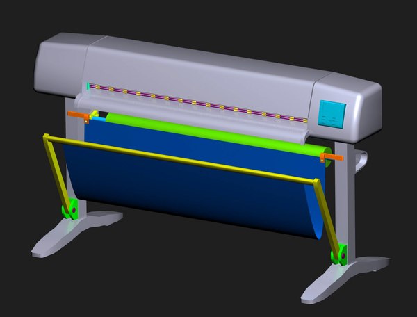 modelo 3d plotter de inyección de tinta - TurboSquid 802616