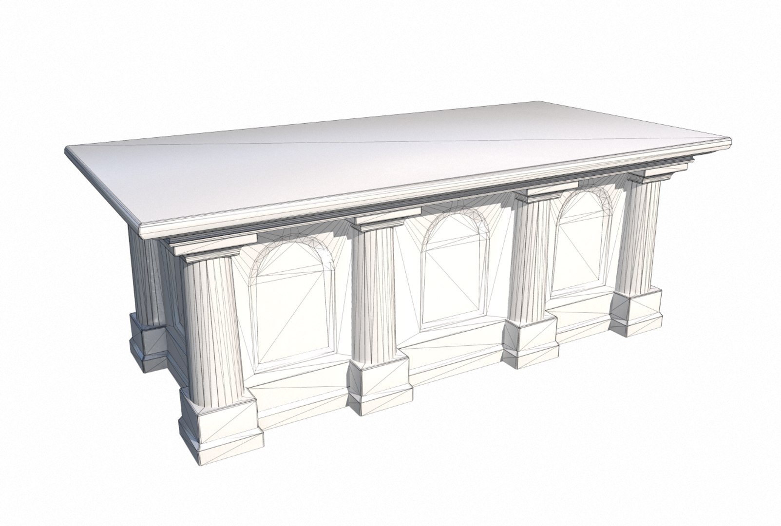 Marble Altar 3D Model - TurboSquid 1501963