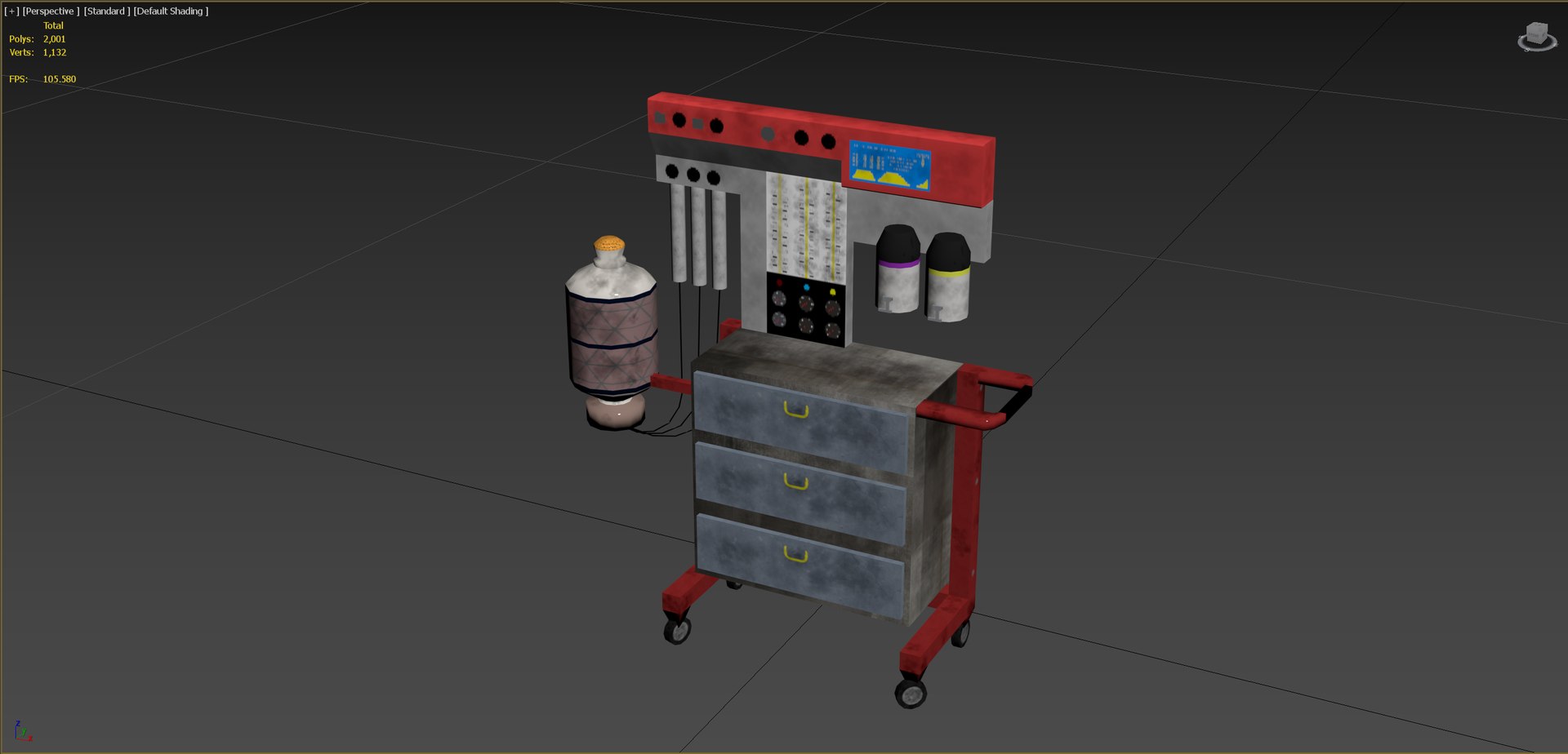 3D Anesthesia Machine Model - TurboSquid 2077323