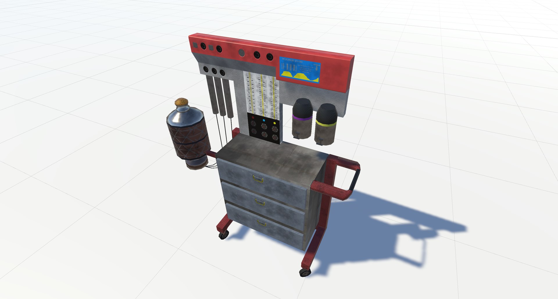 3D Anesthesia Machine Model - TurboSquid 2077323