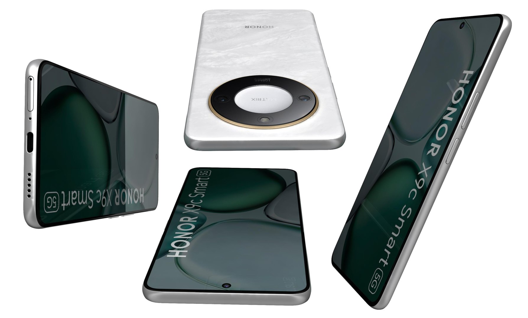 Honor X9c Smart Moonlight White 3D Model - TurboSquid 2418679