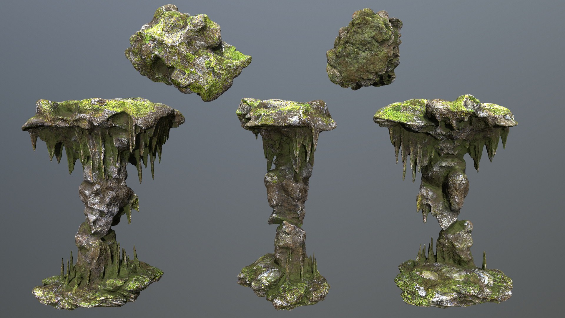 3D Cave Rocks Model - TurboSquid 2377057