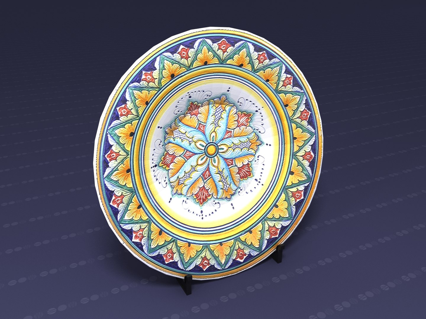 3D Model Decorative Plate - TurboSquid 1583619