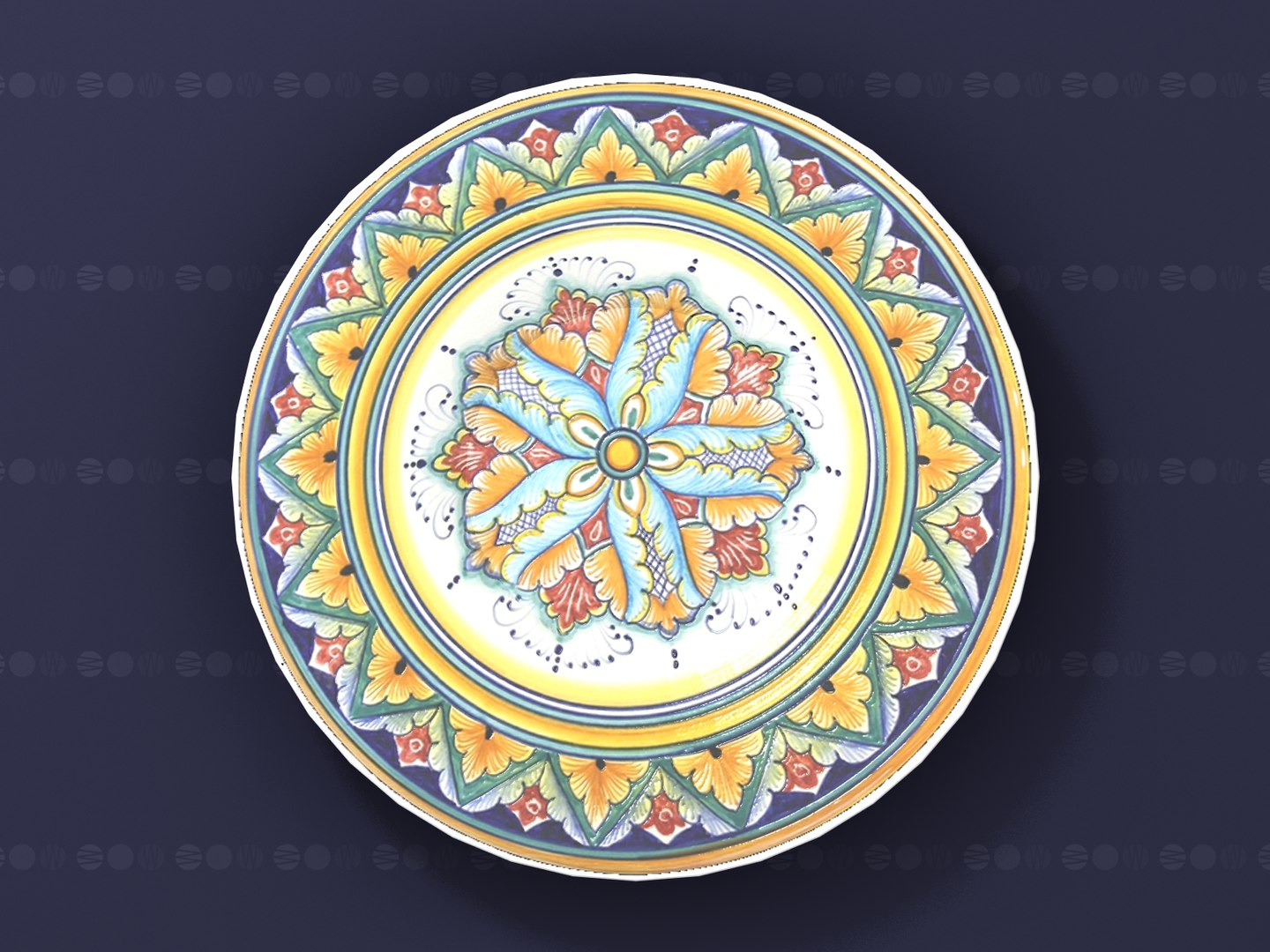 3D Model Decorative Plate - TurboSquid 1583619