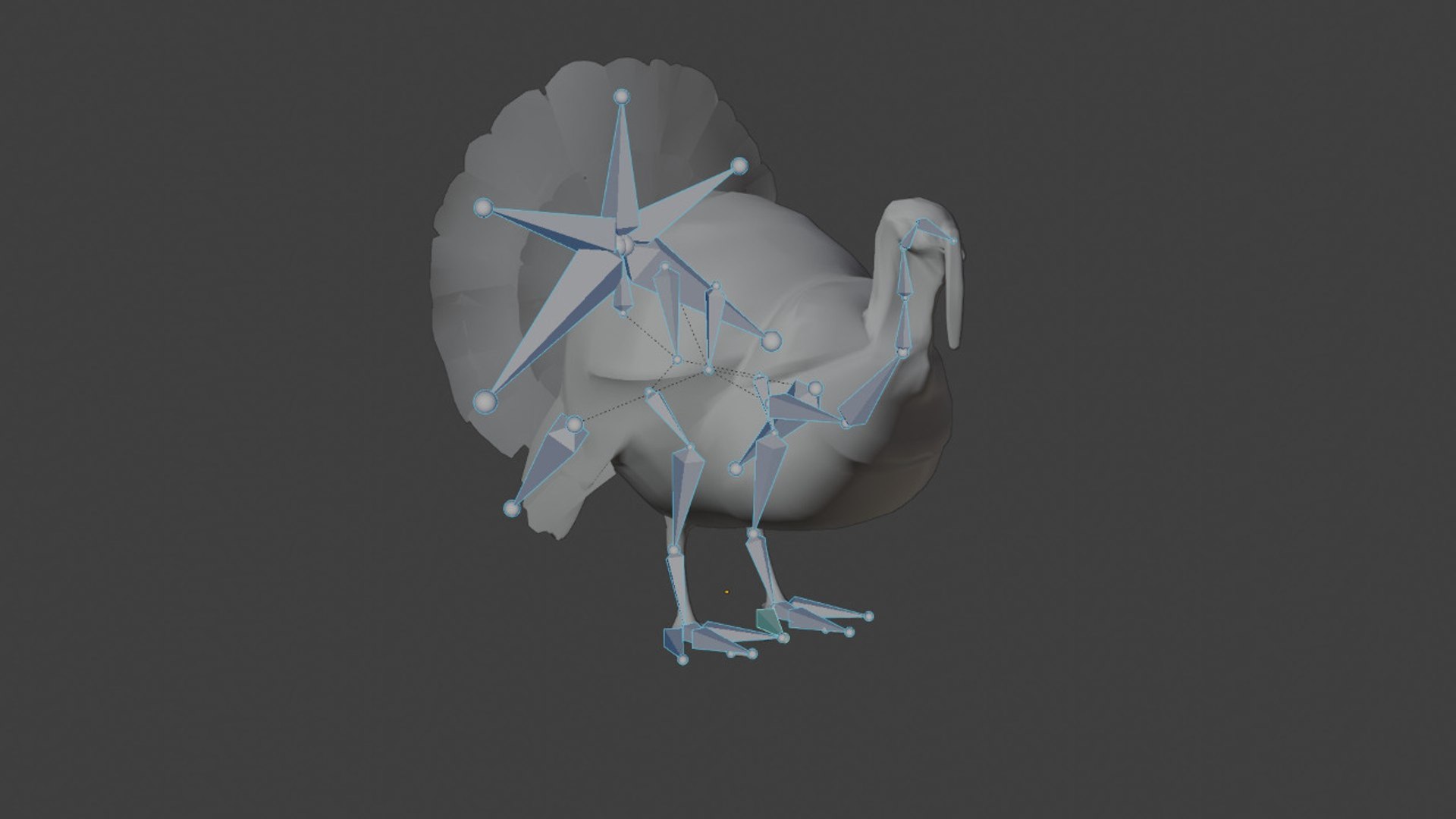 Turkey rigged 3D model - TurboSquid 1602065