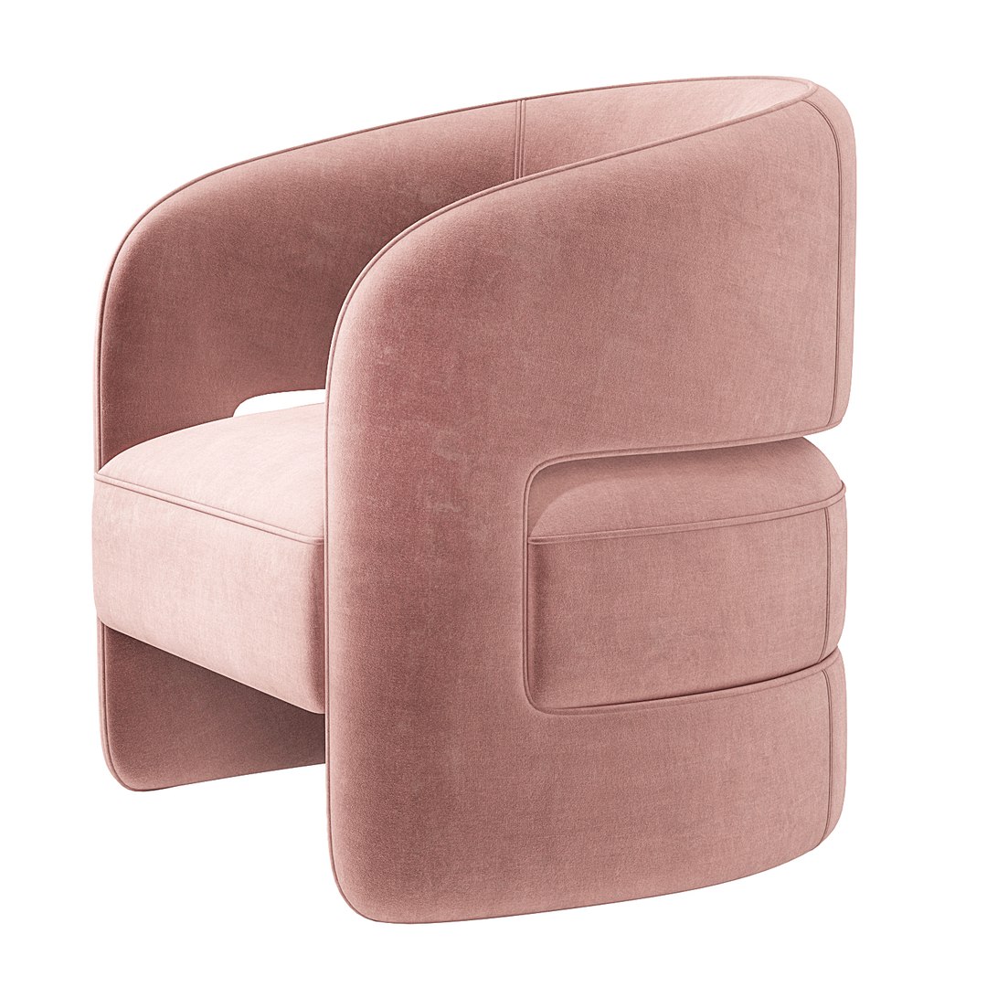 Ambra Armchair Rugiano Italia 3D Model - TurboSquid 1793110