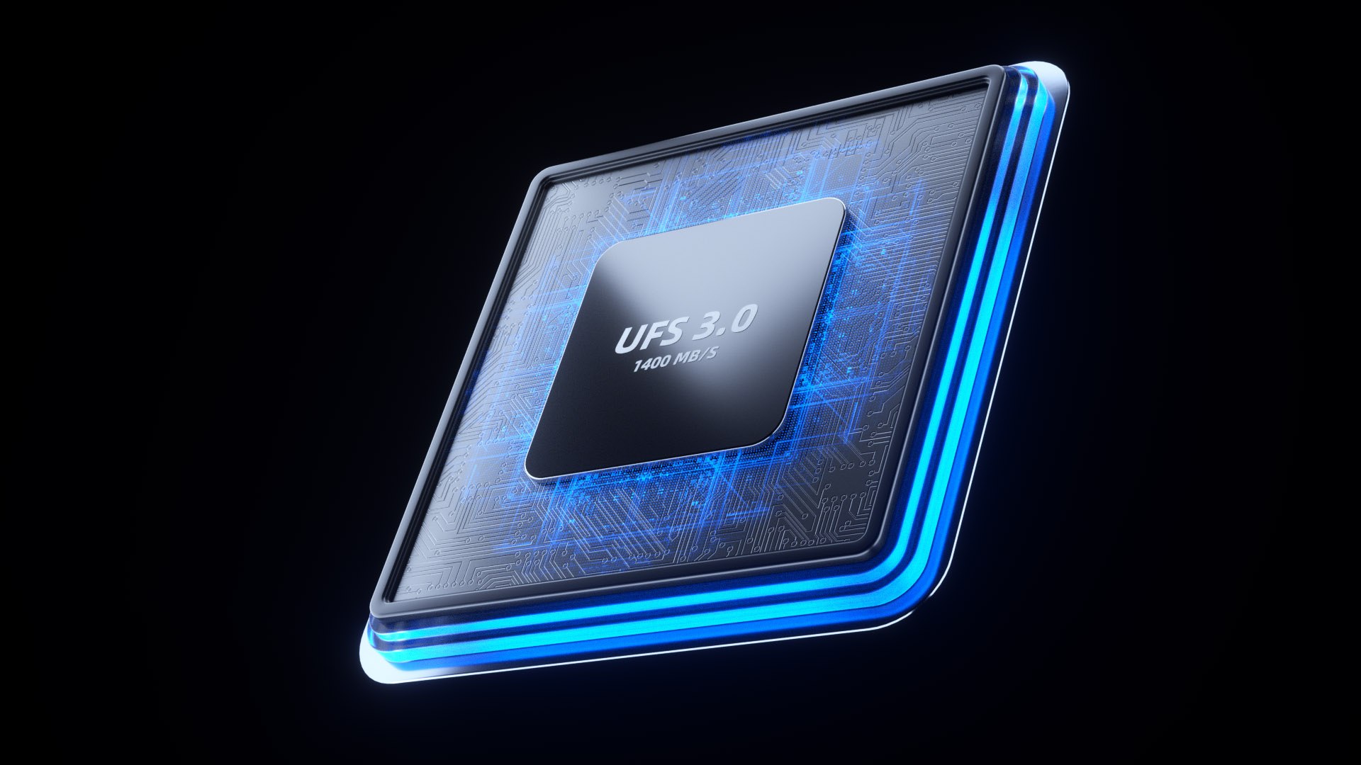 C4D Octane CPU chip core capacitance unreal Circuit board 3D model ...