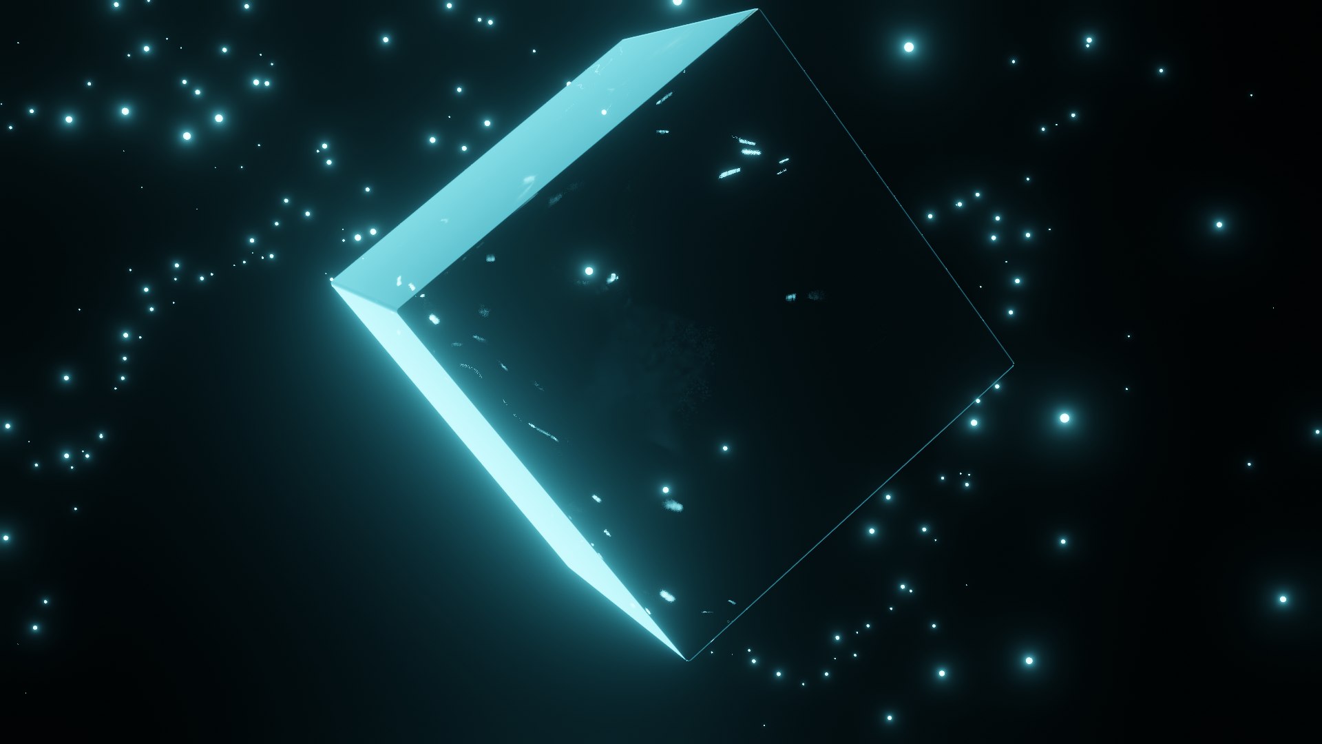 3D Shiny Cube Abstract - TurboSquid 1787071