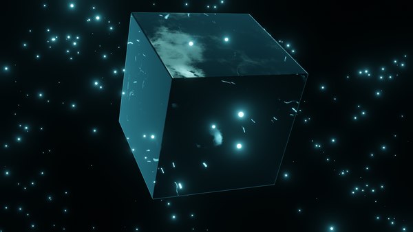 3D Shiny cube abstract - TurboSquid 1787071