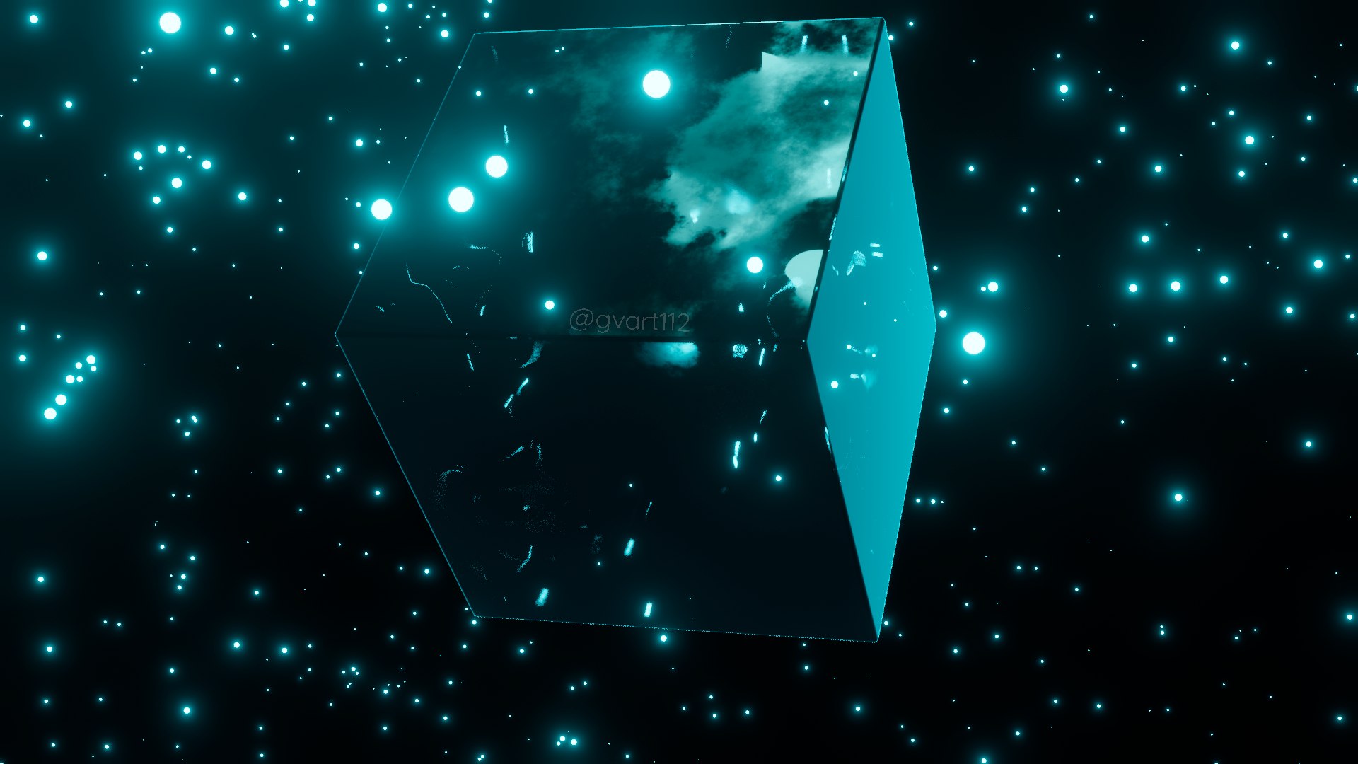 3D Shiny Cube Abstract - TurboSquid 1787071