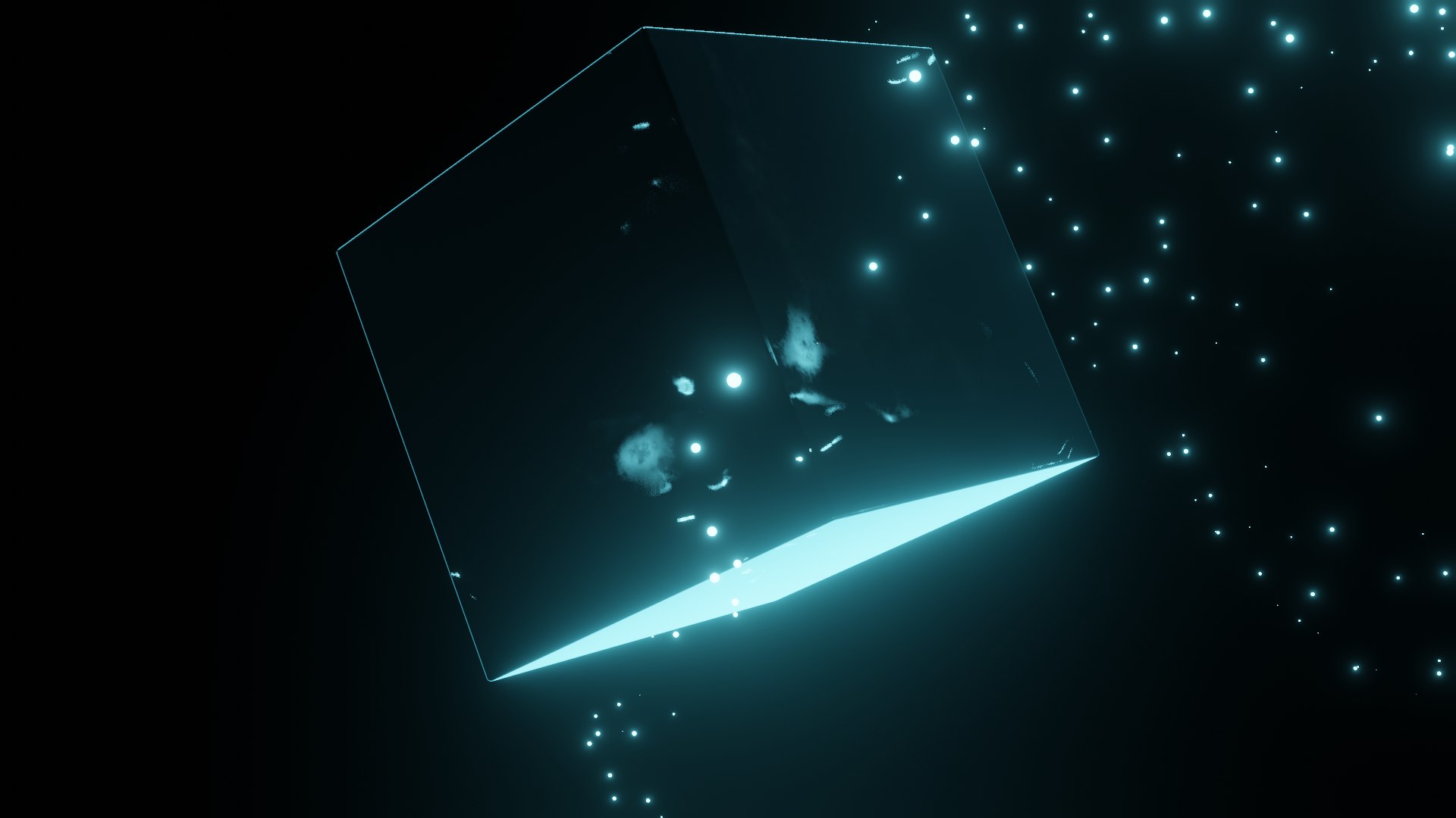 3D Shiny Cube Abstract - TurboSquid 1787071