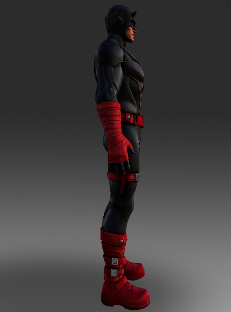 3D Daredevil Shadowland Inspired Suit Rigged 3D Model - TurboSquid 2318966